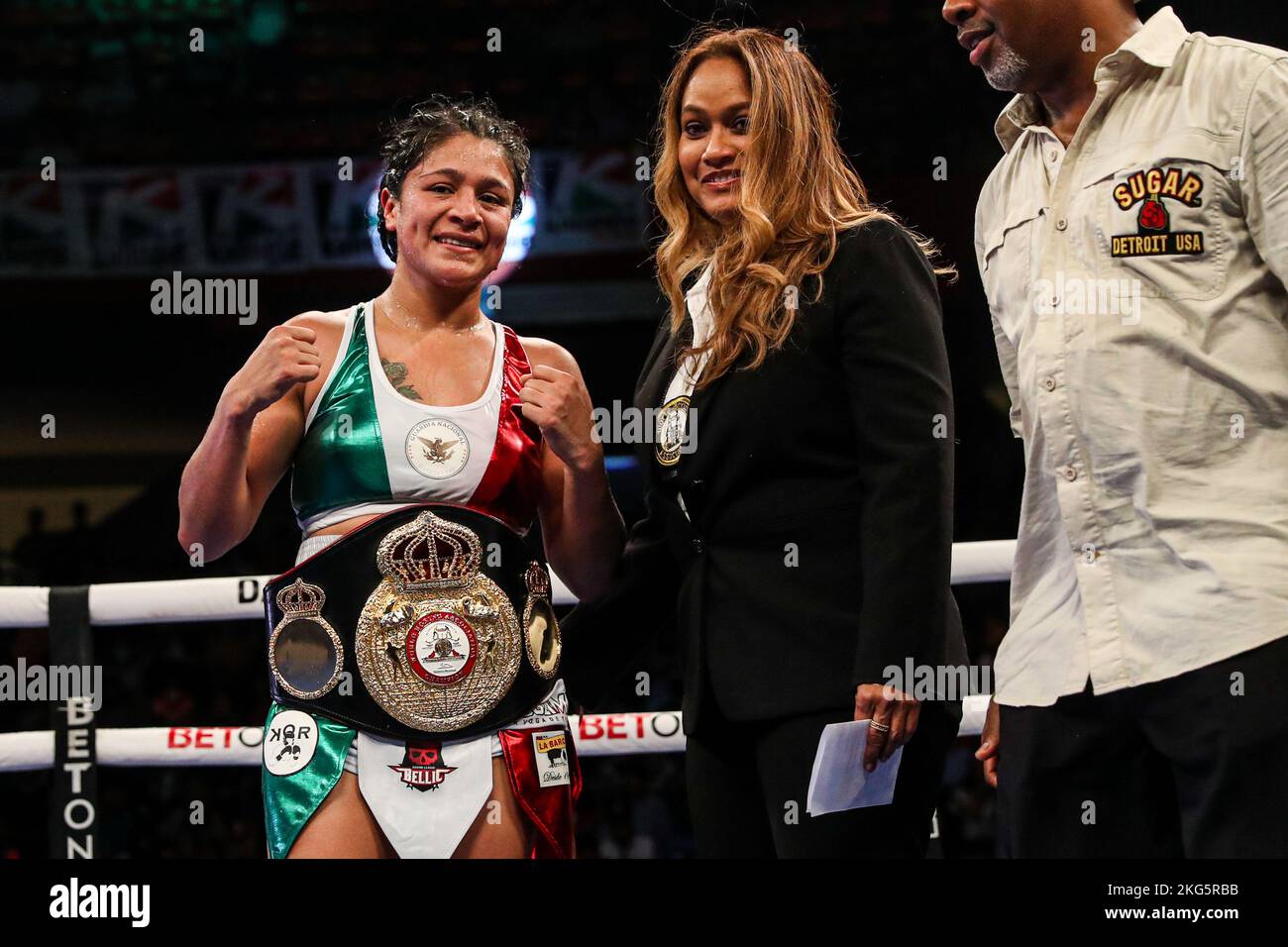 HERMOSILLO, MEXICO - SEPTEMBER 03: Érika 'Dinamita' Cruz (celebrate ...