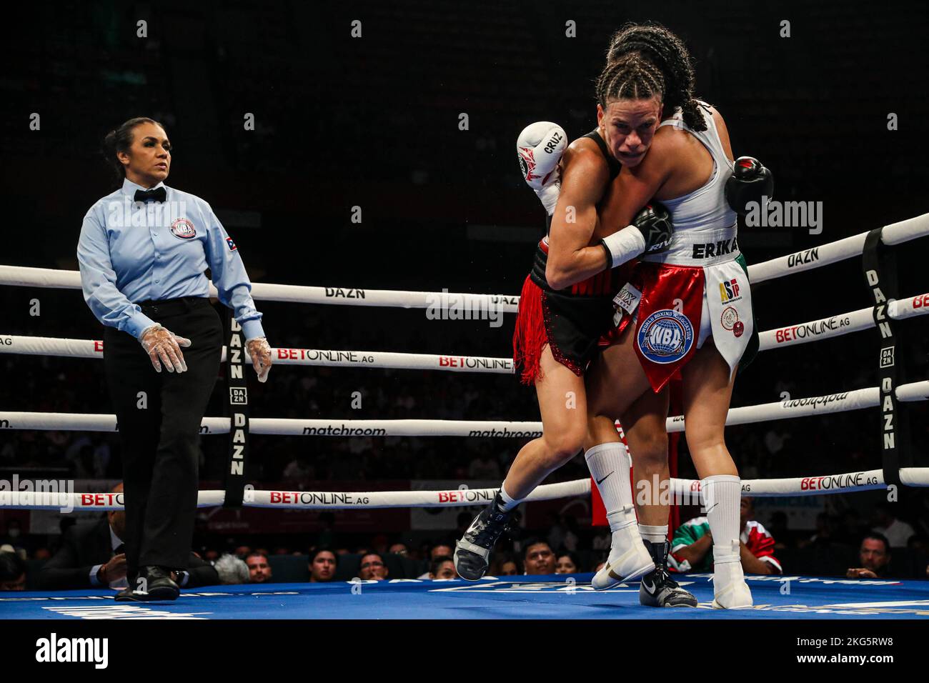 HERMOSILLO, MEXICO - SEPTEMBER 03: Érika 'Dinamita' Cruz (Green white ...