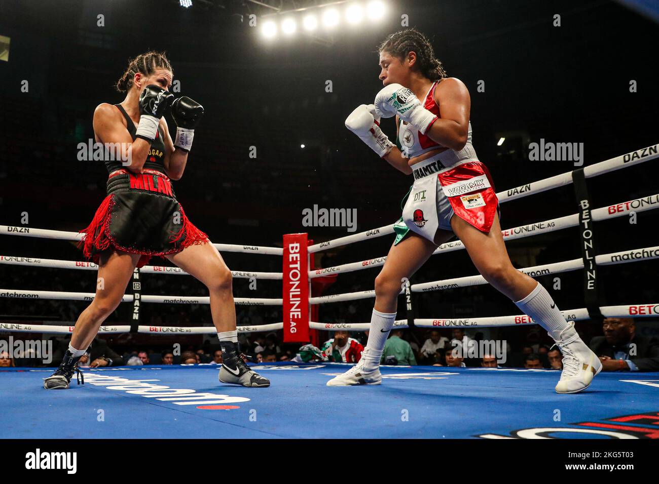 HERMOSILLO, MEXICO - SEPTEMBER 03: Érika 'Dinamita' Cruz (Green white ...