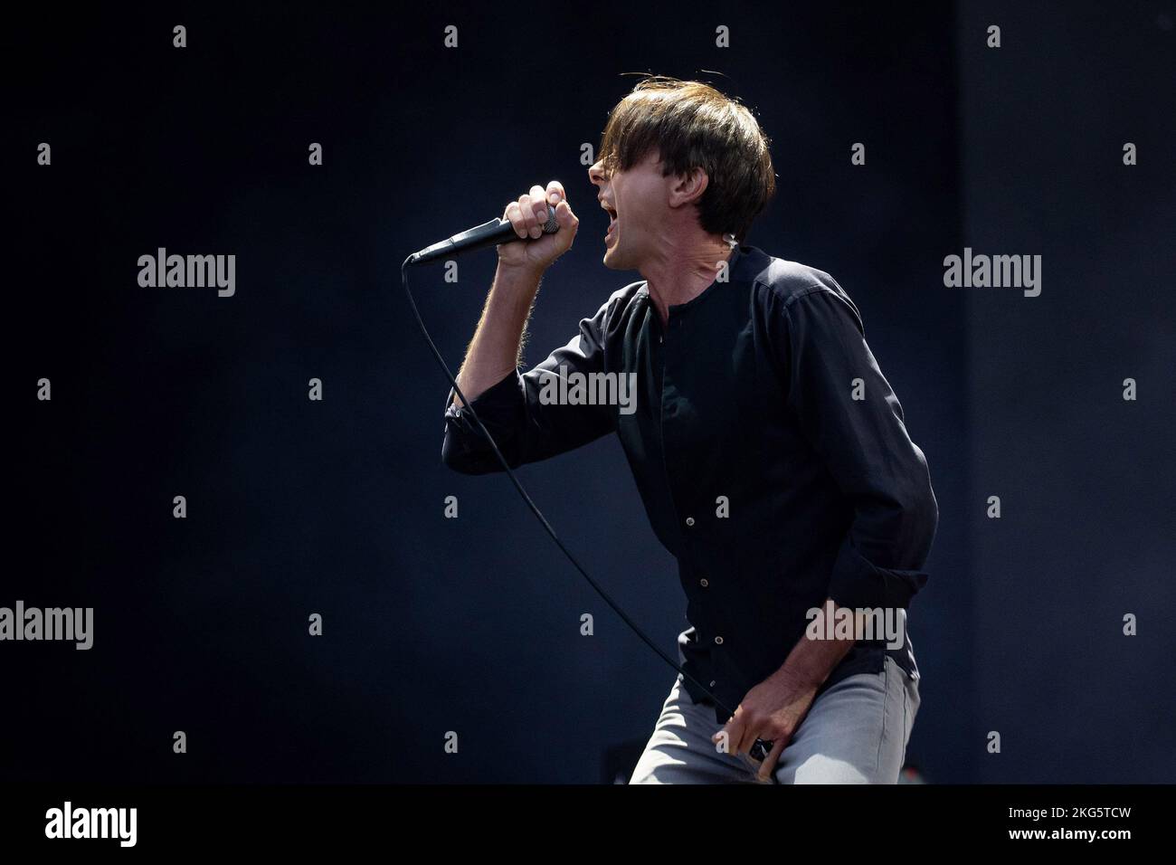 SOUTHSEA, ENGLAND: Various artists perform on the Castle Stage at the ...