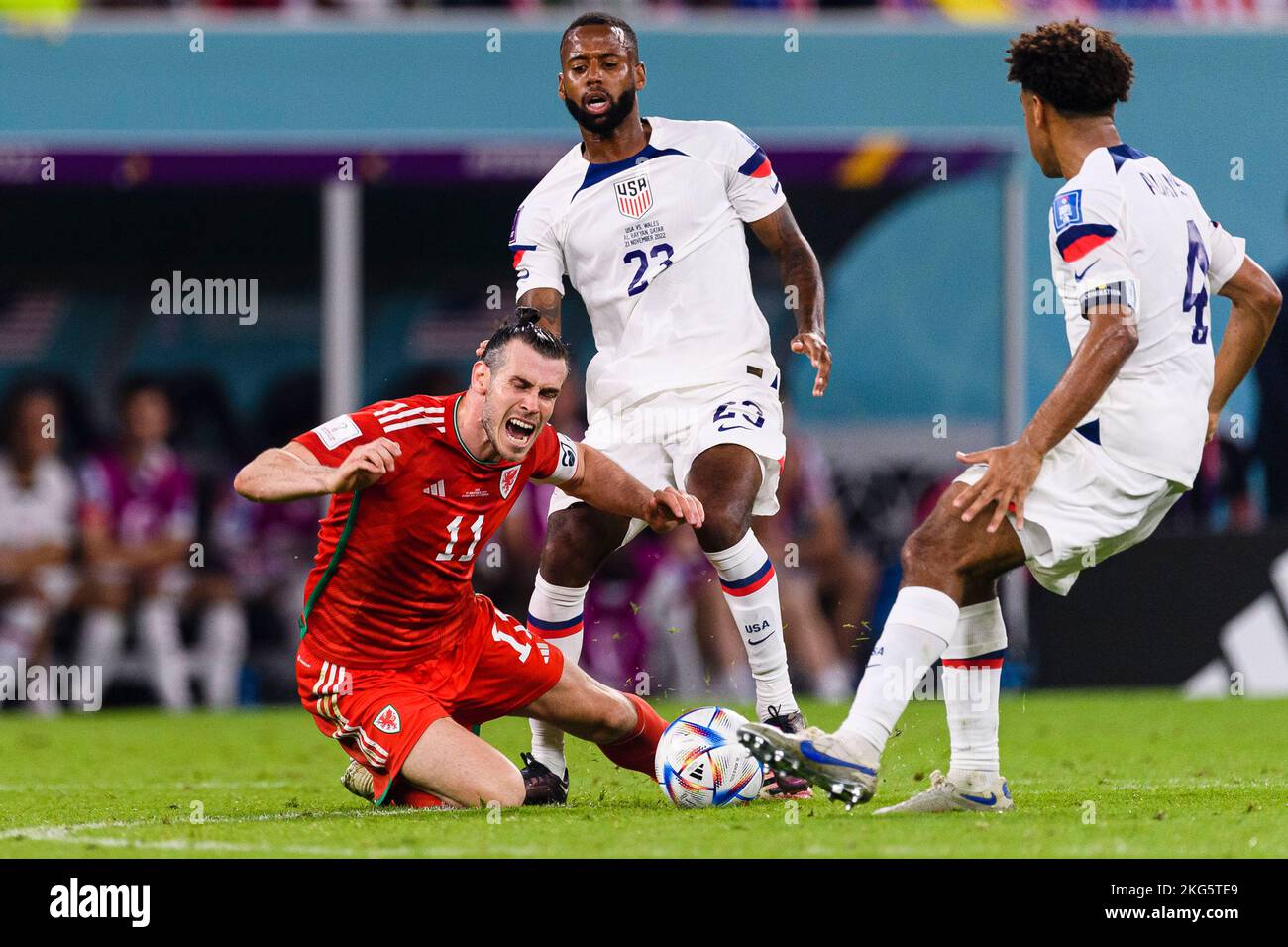 November 22, 2022, doha, Qatar: Ahmed bin Ali Gareth Bale Stadium of ...