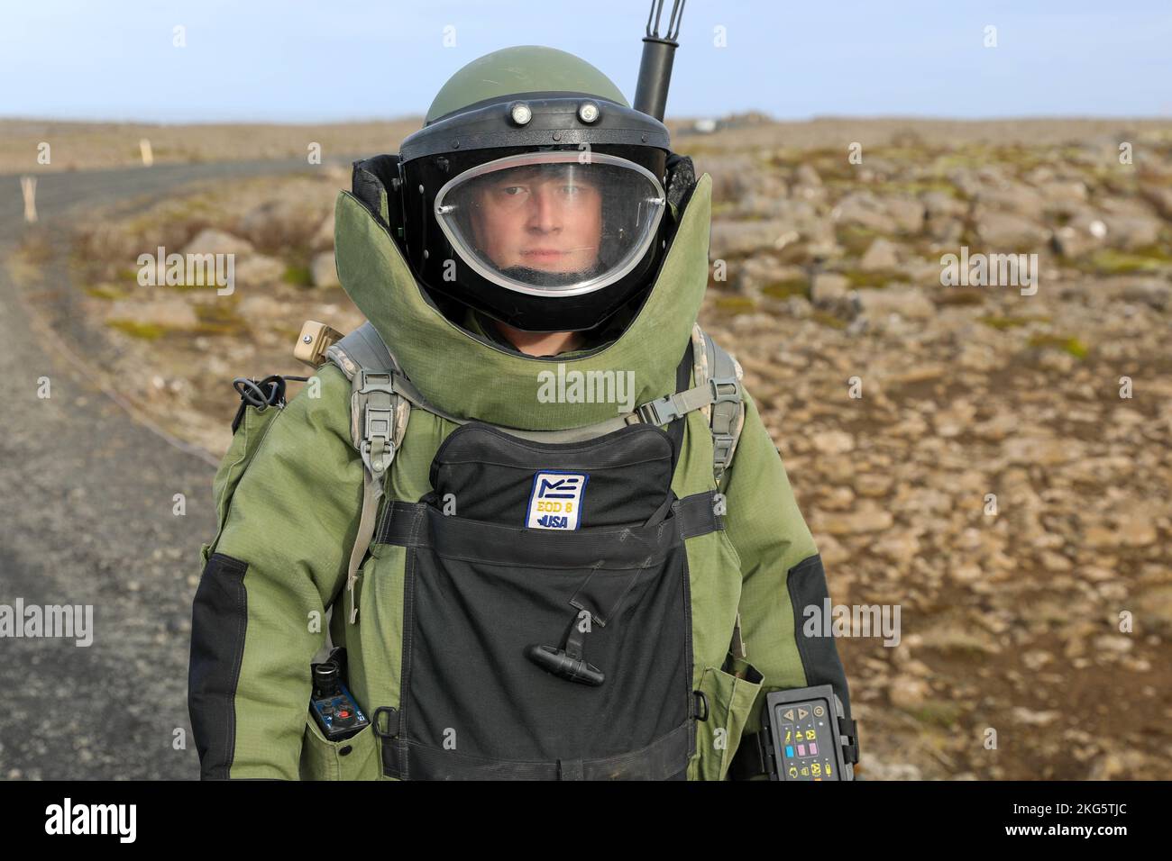 U.S. Army Staff Sgt. Patrick Doherty, explosive ordnance disposal team ...