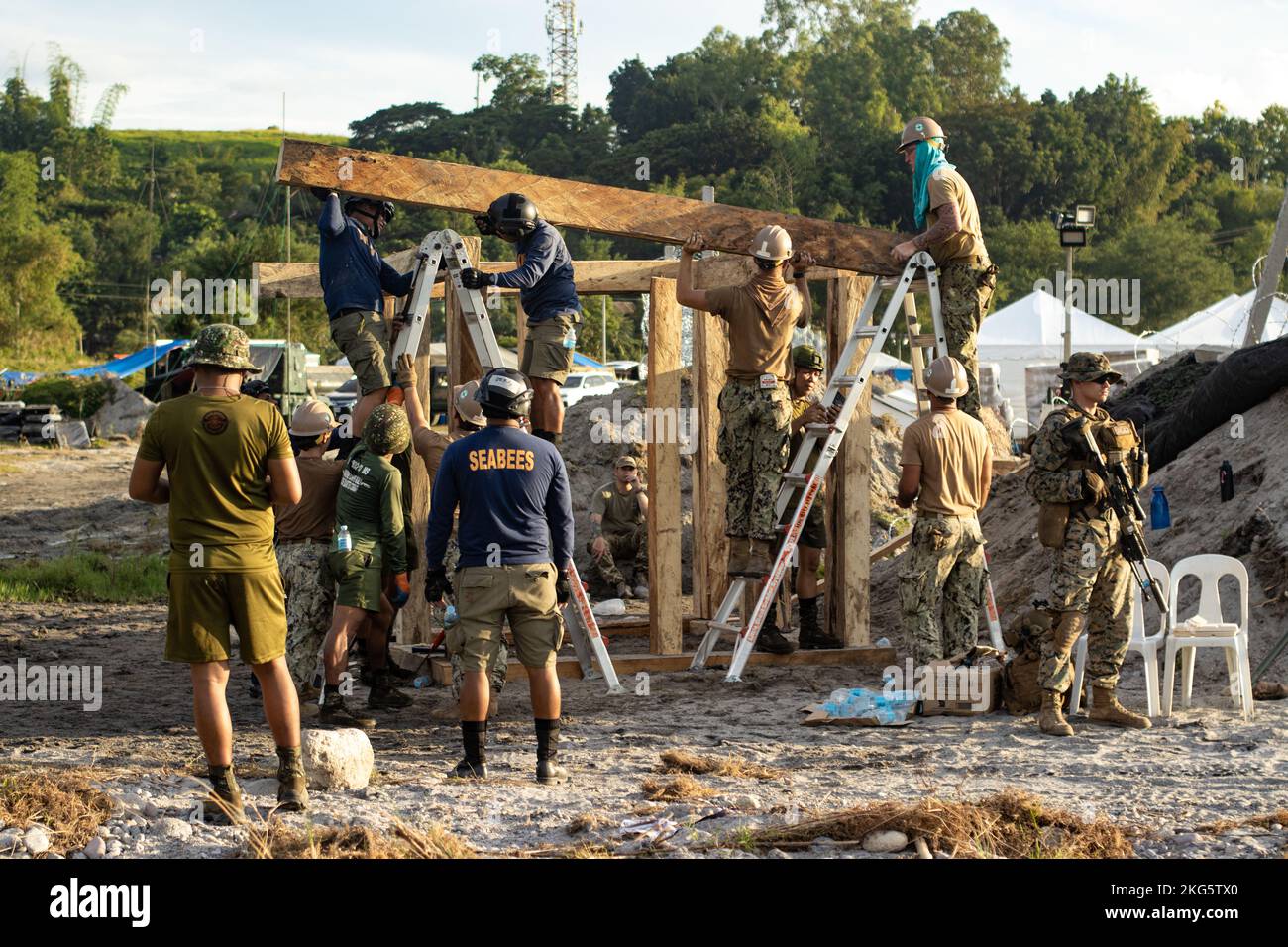 U.S. Sailors with Combat Logistics Battalion 31, 31st Marine ...