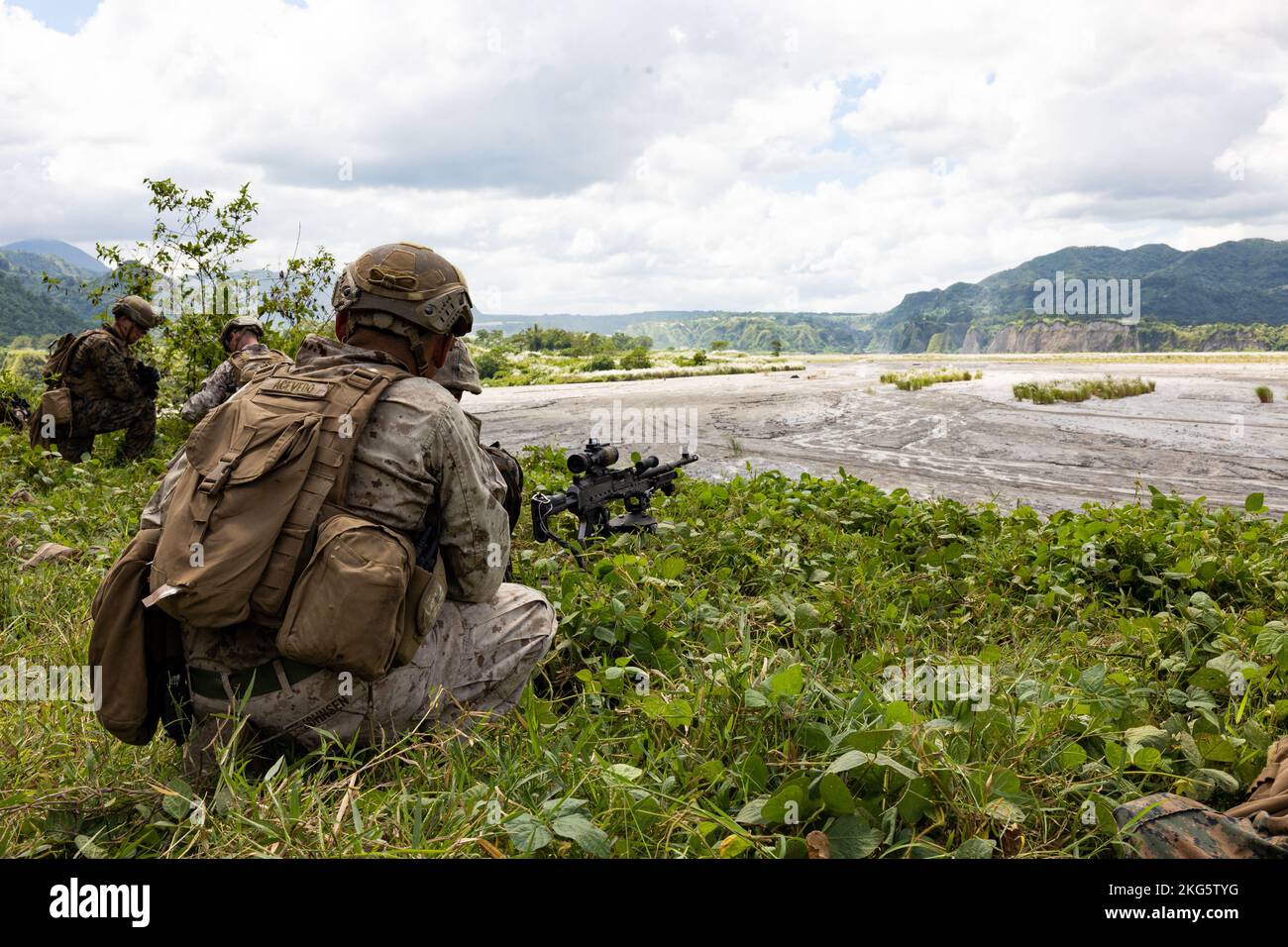 U.S. Marine Corps Lance Cpl. Marcus Acevedo, an infantry Marine with ...
