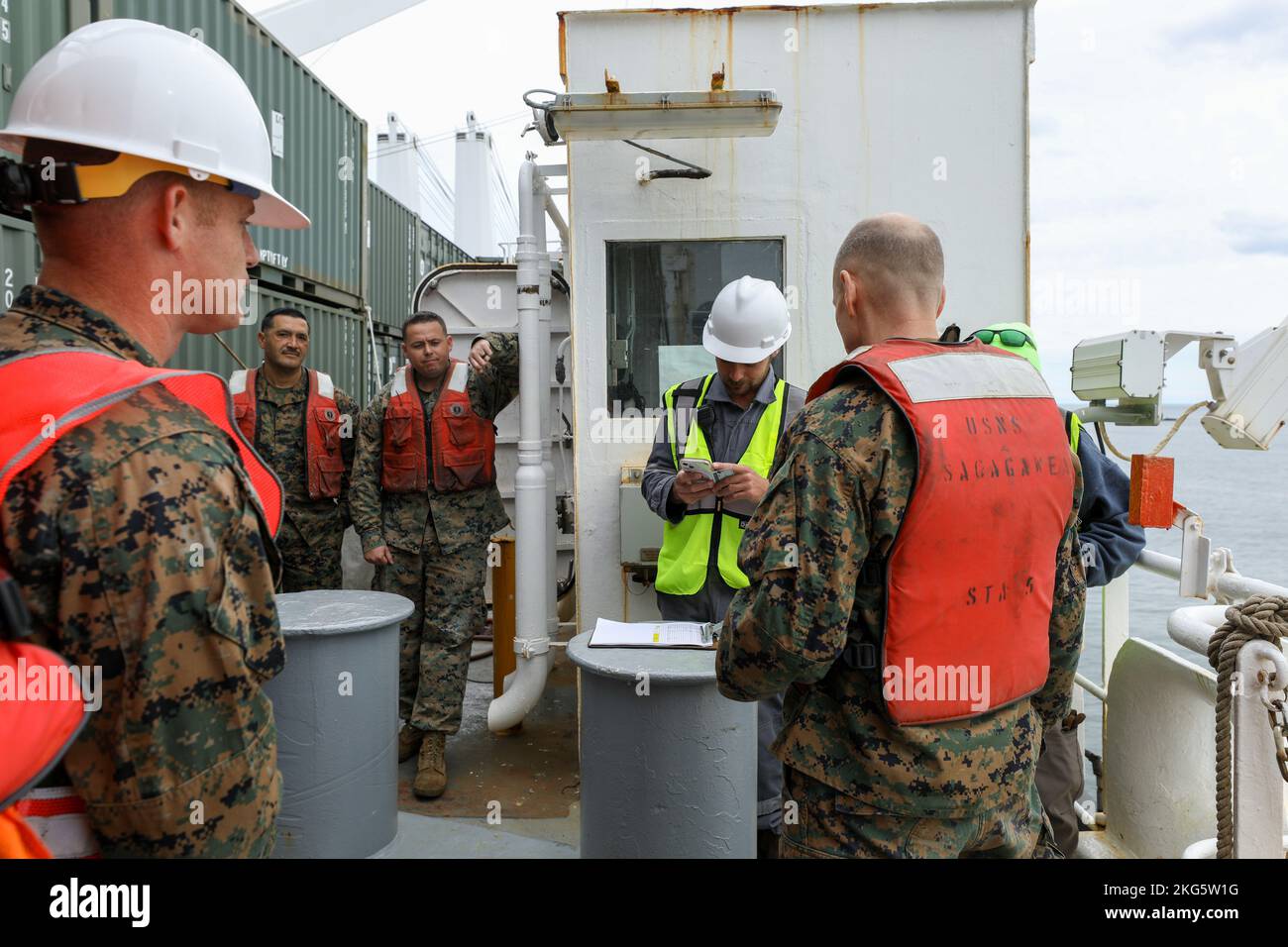 U.S. Marine Corps Col. Douglas Burke, the commanding officer of Combat ...