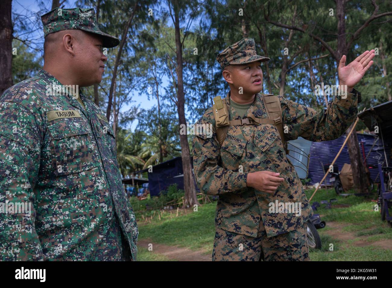 U.S. Navy Hospital Corpsman 3rd Class Joshua Montano, with 9th Engineer ...