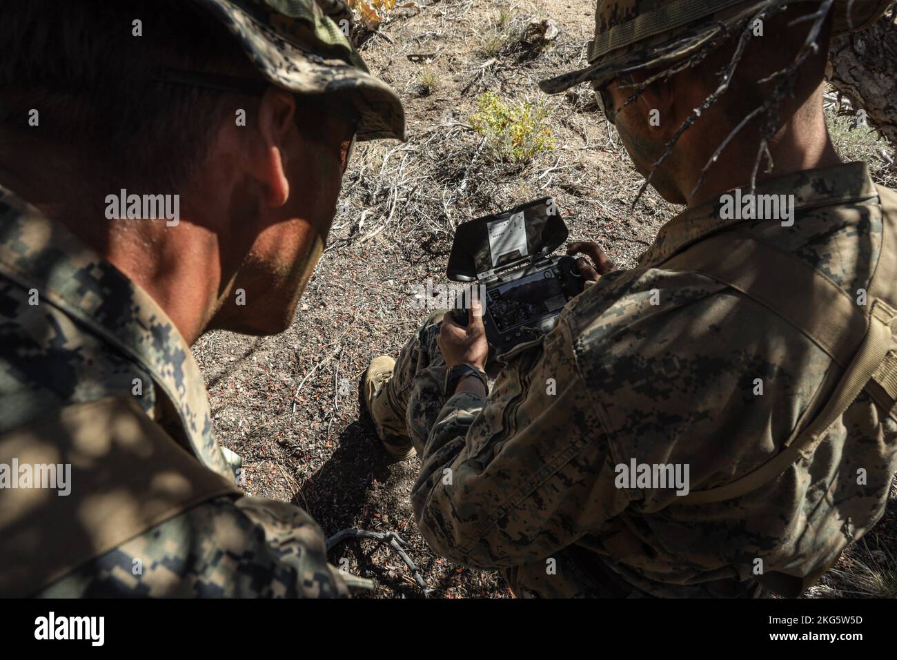 U.S. Marine 1st Lt. Knowski, a platoon commander with Echo Company, 2nd ...