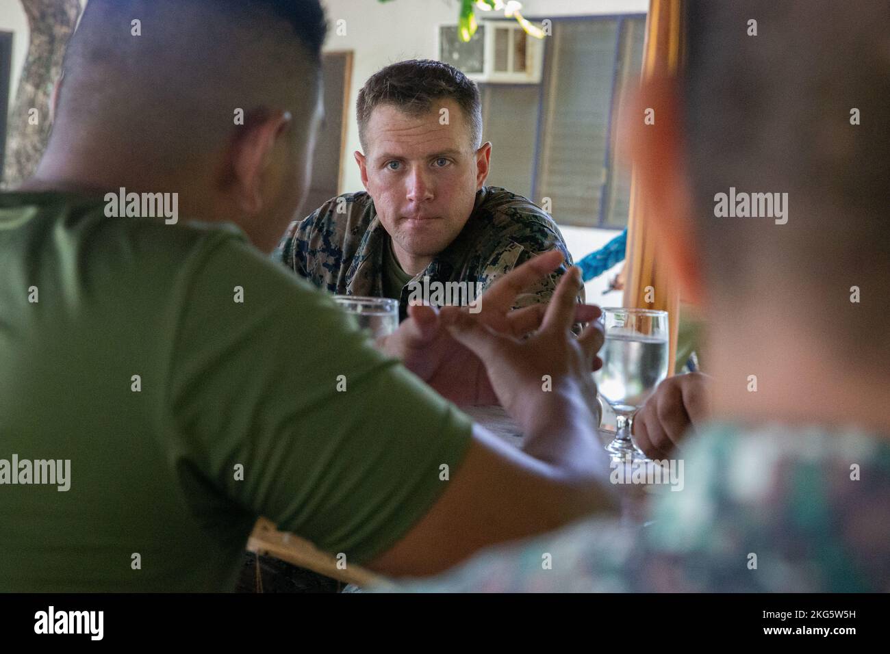 U.S. Marine Corps Gunnery Sgt. Travis Romenesko, a combat engineer with ...