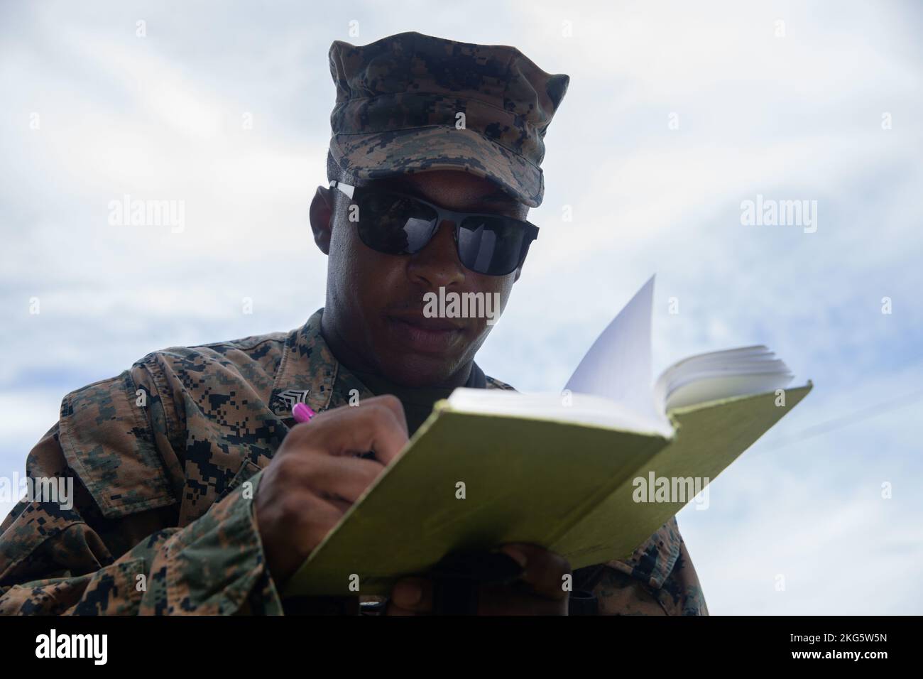 U.S. Marine Corps Sgt. Jordan Brewton, a combat engineer with 9th ...