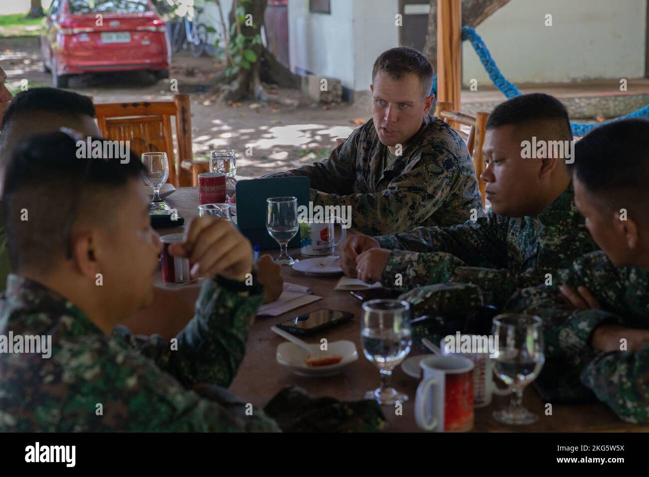U.S. Marine Corps Gunnery Sgt. Travis Romenesko, a combat engineer with ...