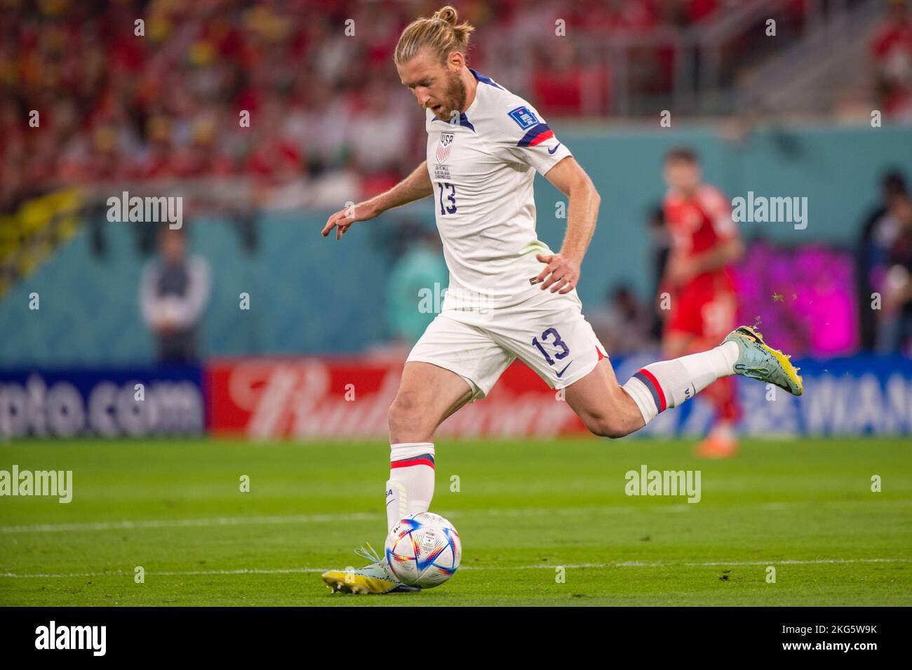 Tim REAM of USA during the FIFA World Cup Qatar 2022 Group B match ...