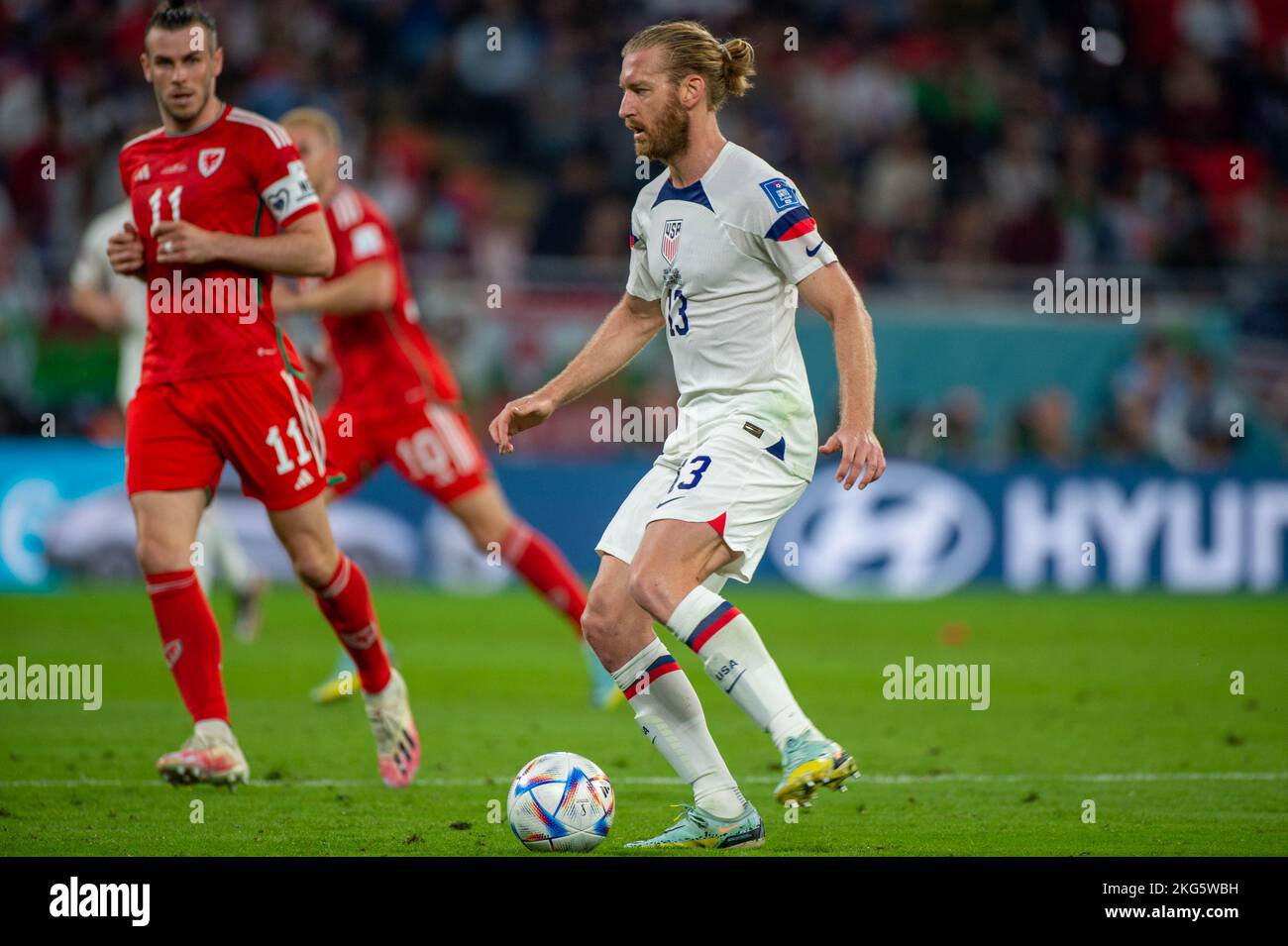 Tim REAM of USA during the FIFA World Cup Qatar 2022 Group B match ...
