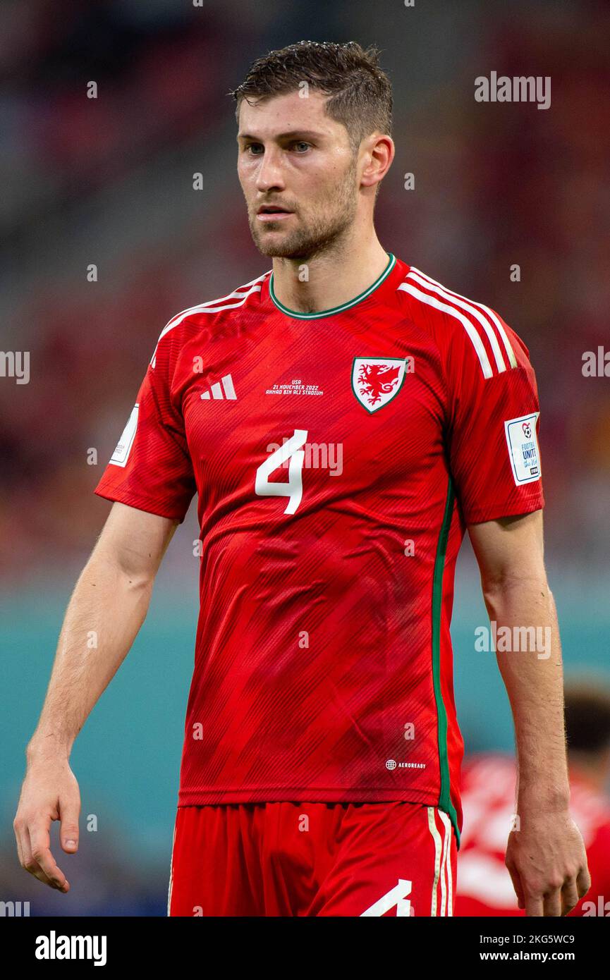 Doha, Qatar. 21st Nov, 2022. Ben DAVIES of Wales during the FIFA World ...