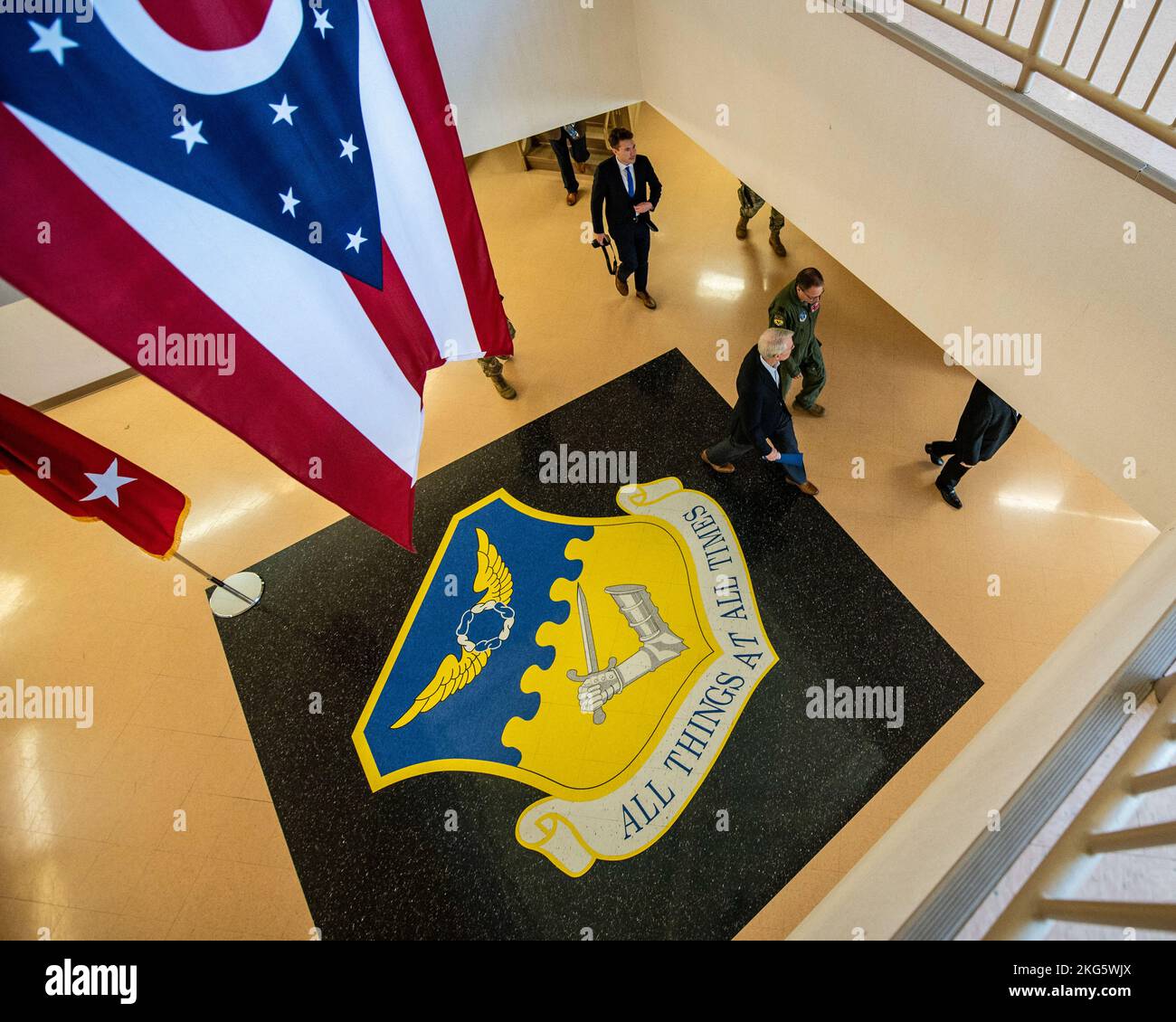 Sen. Rob Portman visits with Airmen and tours the facilities Oct. 5 ...