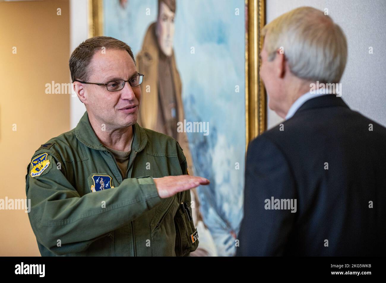 Sen. Rob Portman visits with Airmen and tours the facilities Oct. 5 ...