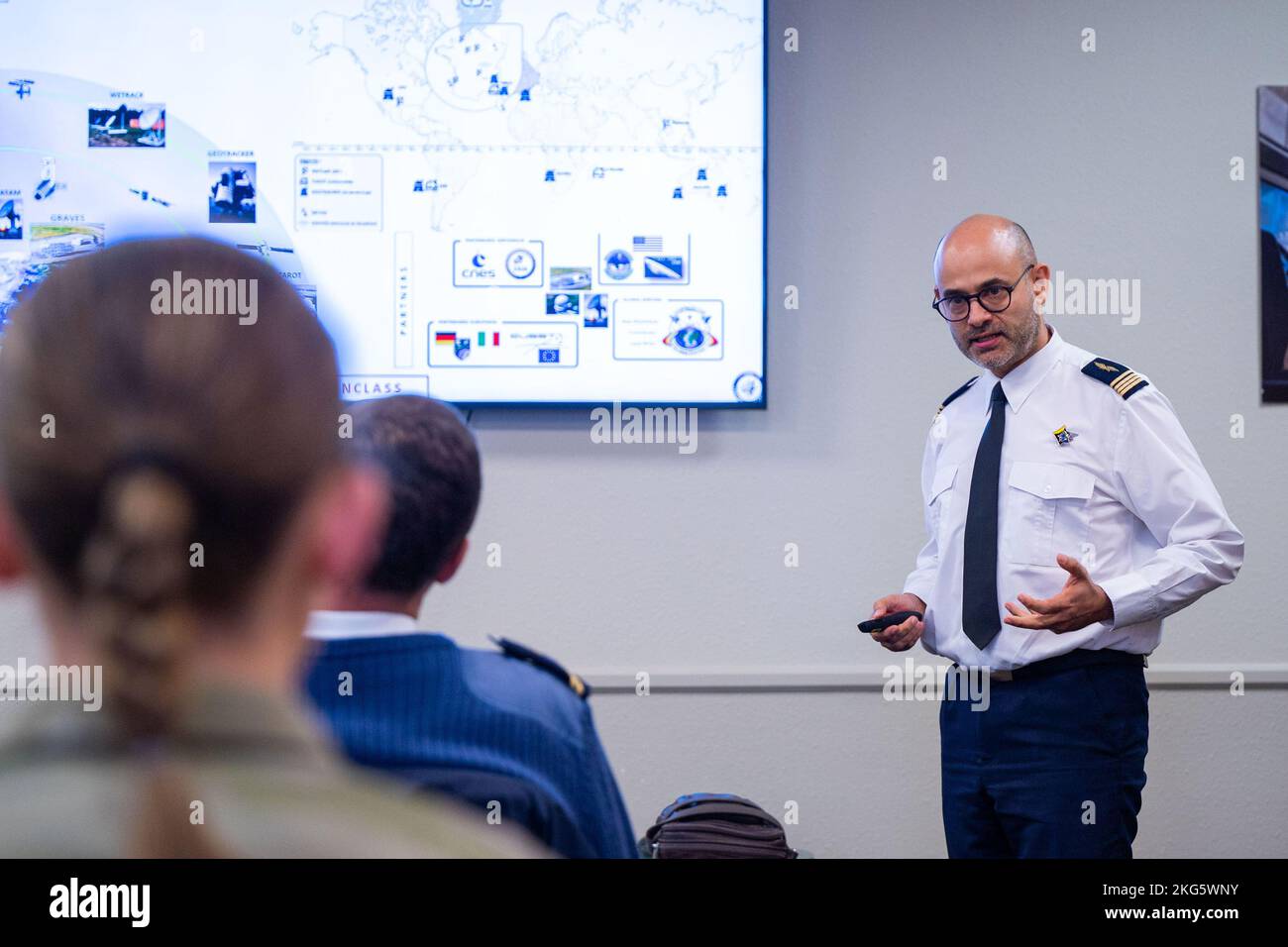 A French space operator from the Operational Center for Military ...