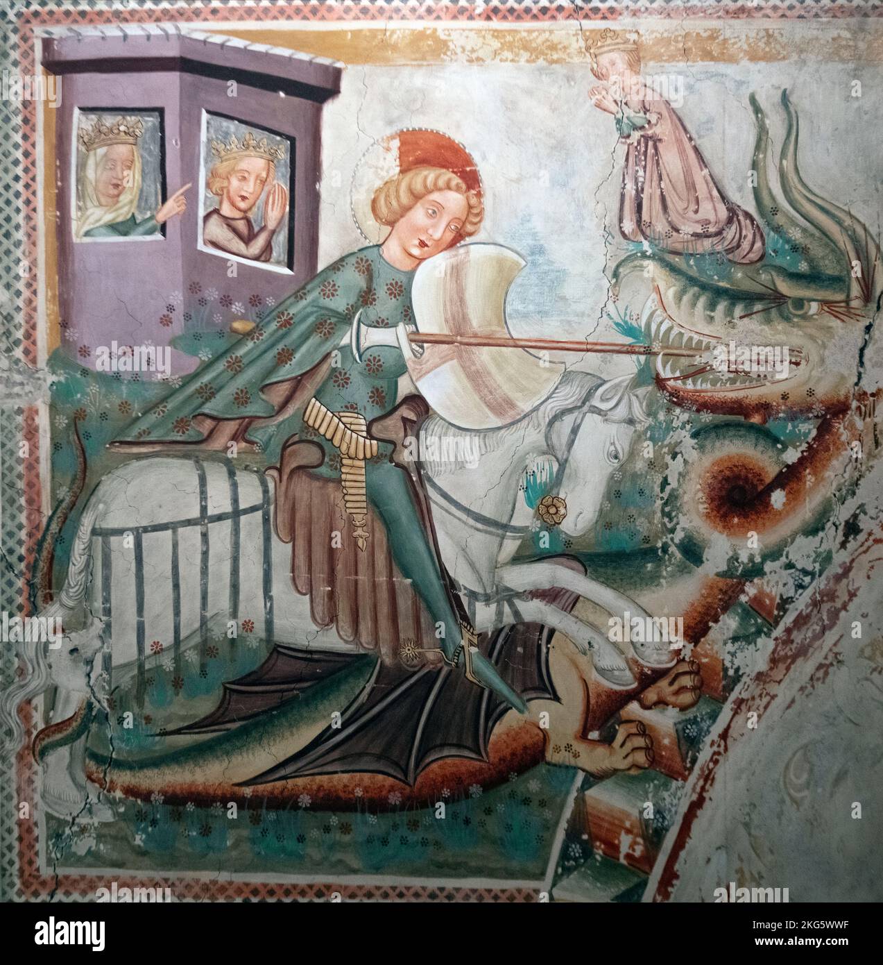 Painting workshop from Breg, near Preddvor: St George Slaying the ...