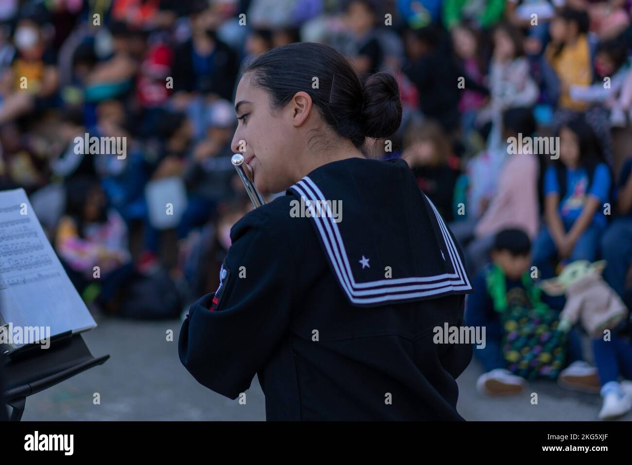 SAN FRANCISCO (Oct. 5, 2022) U.S. Navy Musician 2nd Class Teresa Perrin ...