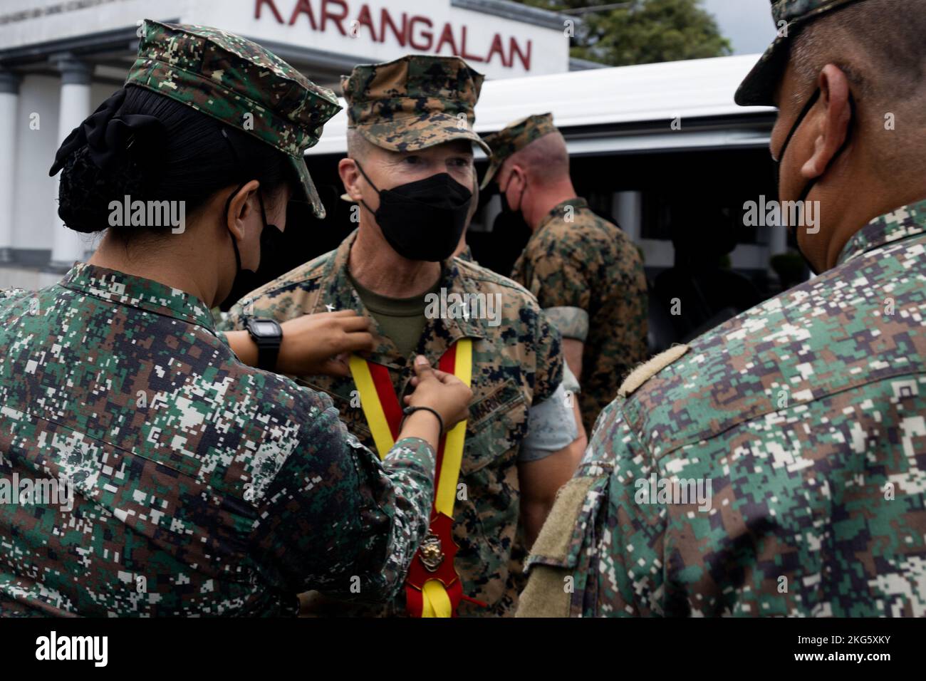 U.S. Marine Corps Maj. Gen. Jay Bargeron, commanding general of 3d ...