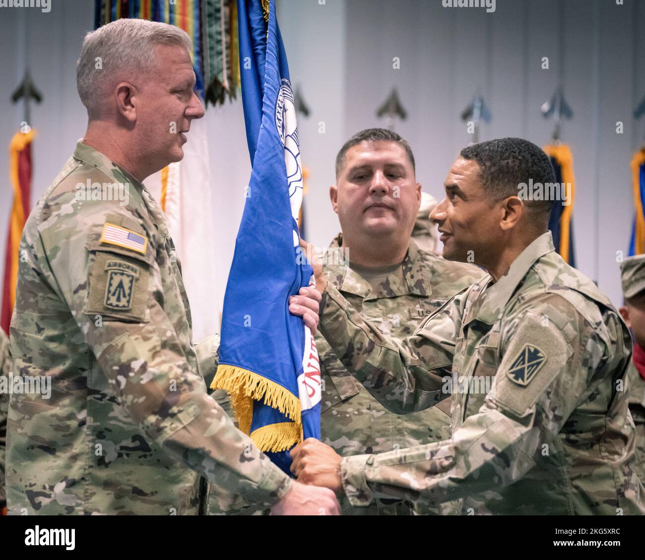 U.S. Army Brig. Gen. Maurice Barnett, commanding general, 10th Army Air ...