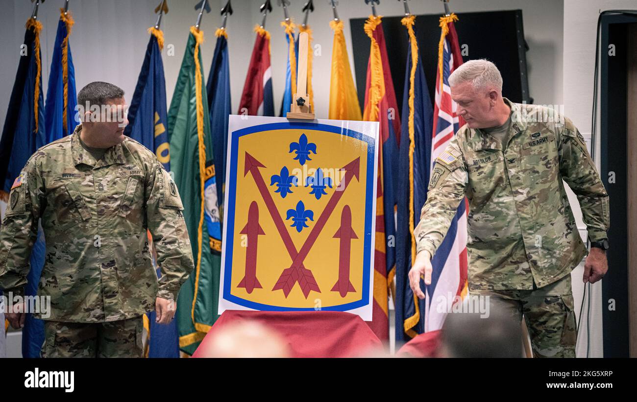 U.S. Army Col. Bruce Bredlow, commander, 52nd Air Defense Artillery ...