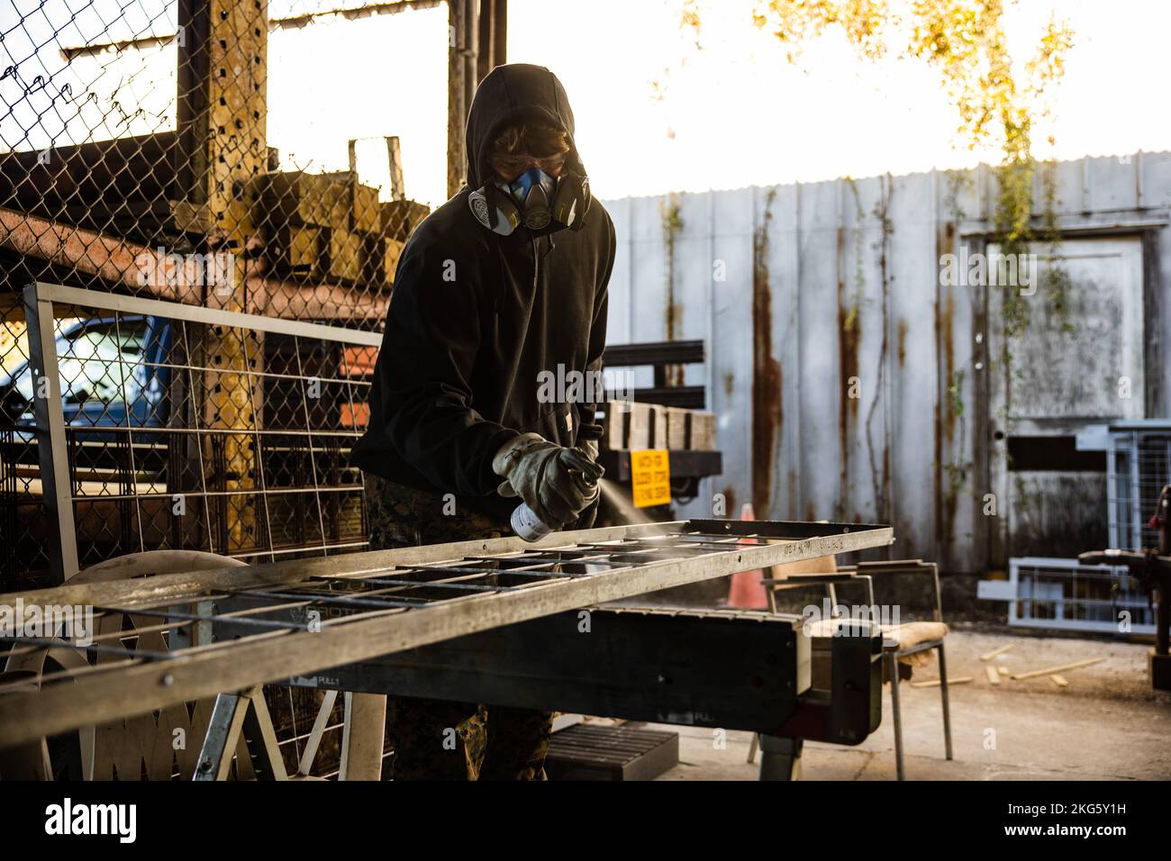 Marines with 8th Engineer Support Battalion, 2nd Marine Logistics Group ...