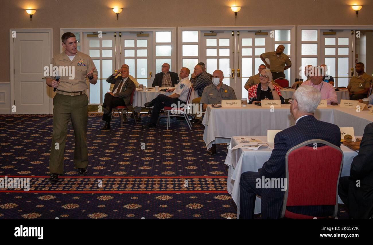 U.S. Marine Corps Lt. Col. Patrick Fahey, commanding officer, Marine ...