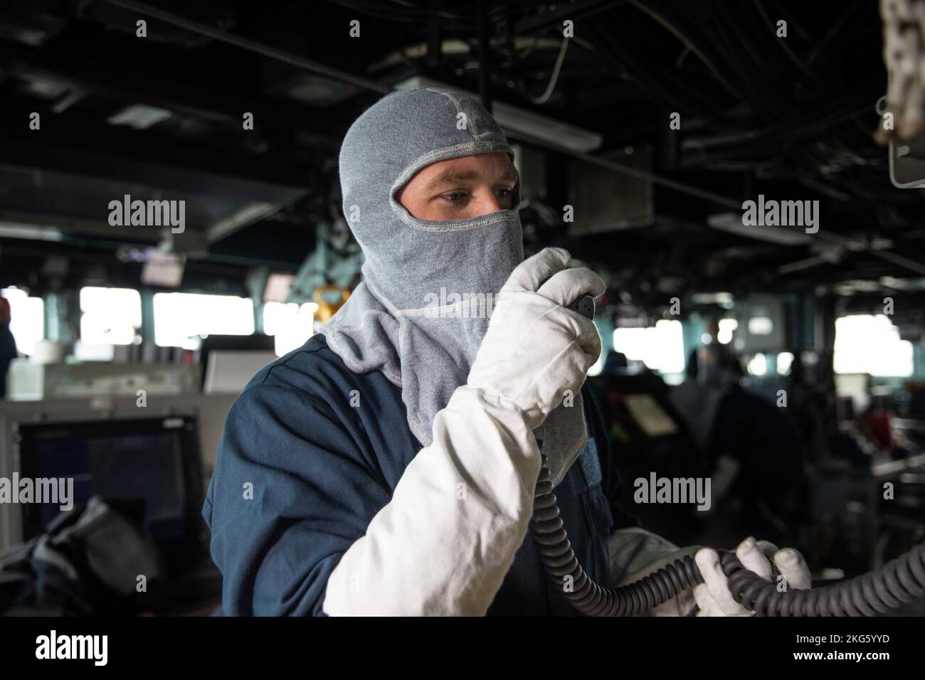 THE MINCH (Oct. 6, 2022) Boatswain’s Mate 2nd Class Brian Wilson speaks ...