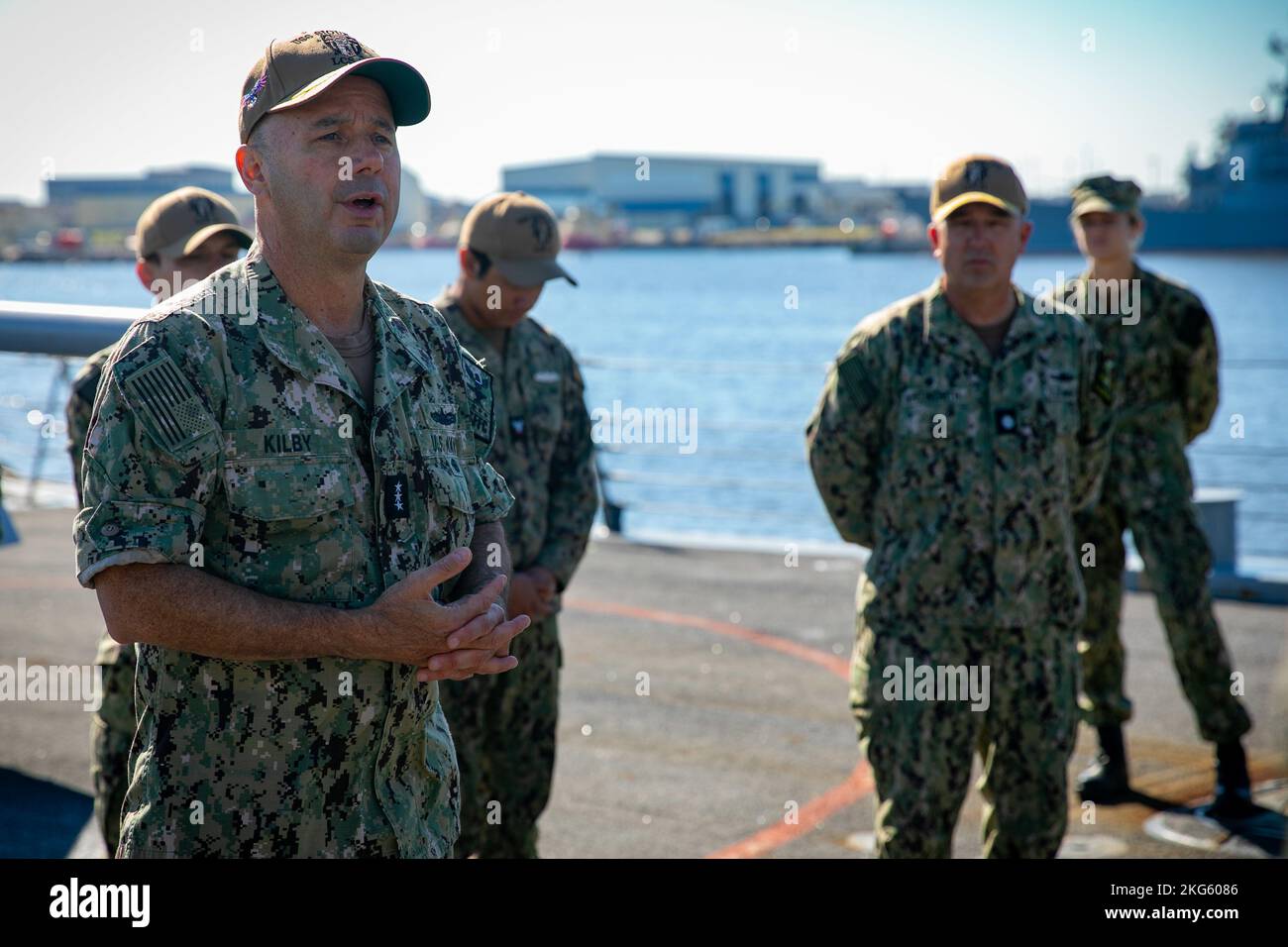 NAVAL STATION MAYPORT, Fla. (Oct. 6, 2022) - Vice Adm. Jim Kilby ...