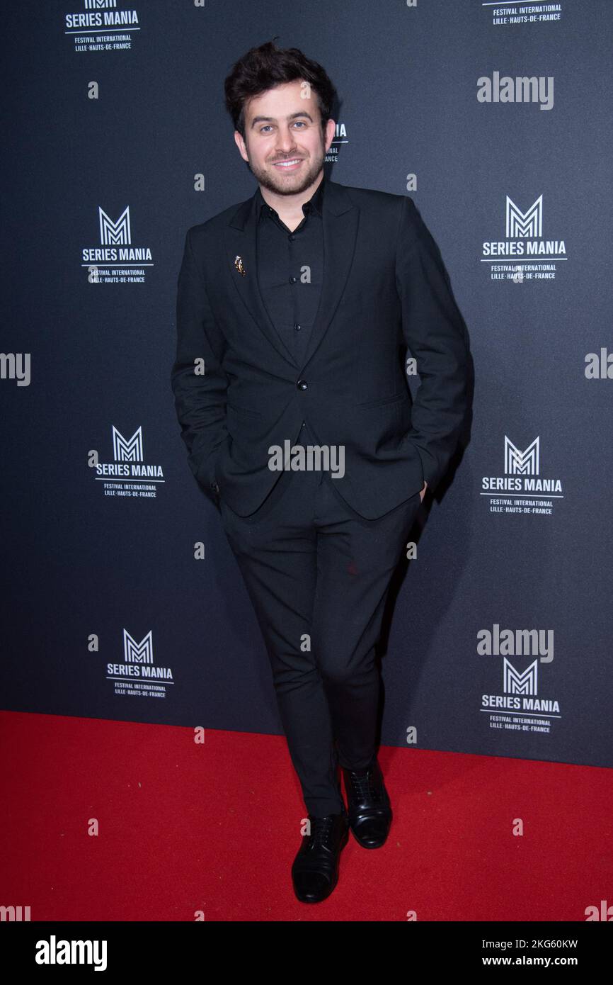 Quentin Delcourt attending the Series Mania's Photocall at the Musee ...