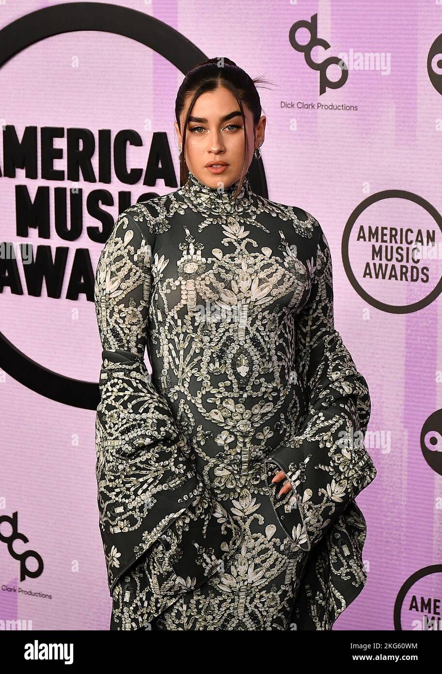 Lauren Jauregui attends the 2022 American Music Awards at Microsoft ...