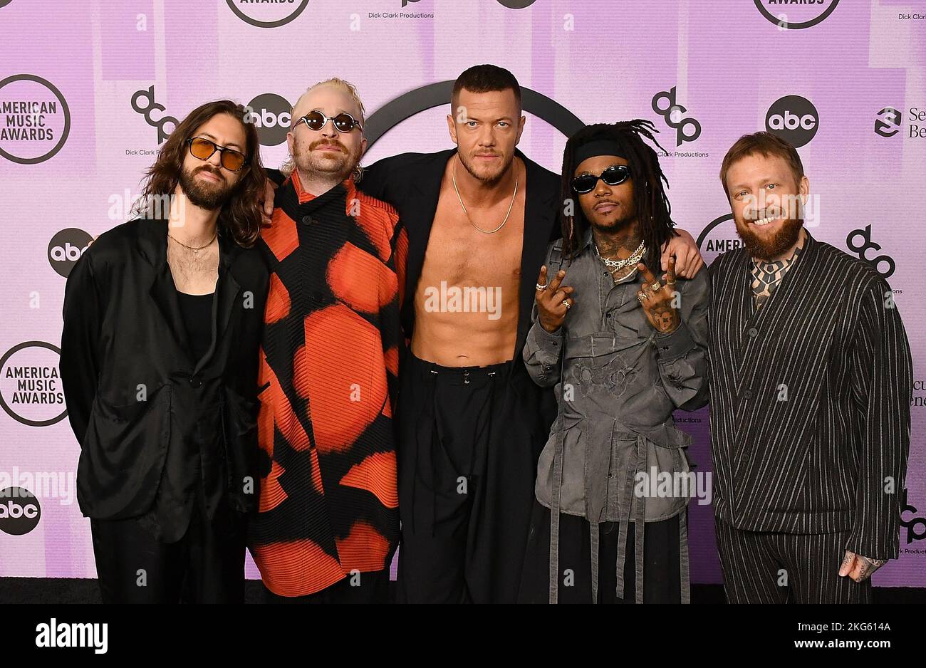 Daniel Wayne Sermón, Daniel Platzman, Dan Reynolds and Ben McKee of ...