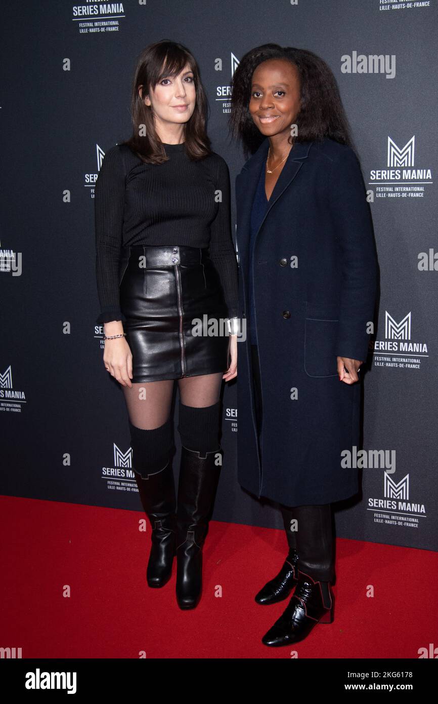 Nora Hamzawi and Carole Bienaime Besse attending the Series Mania's ...