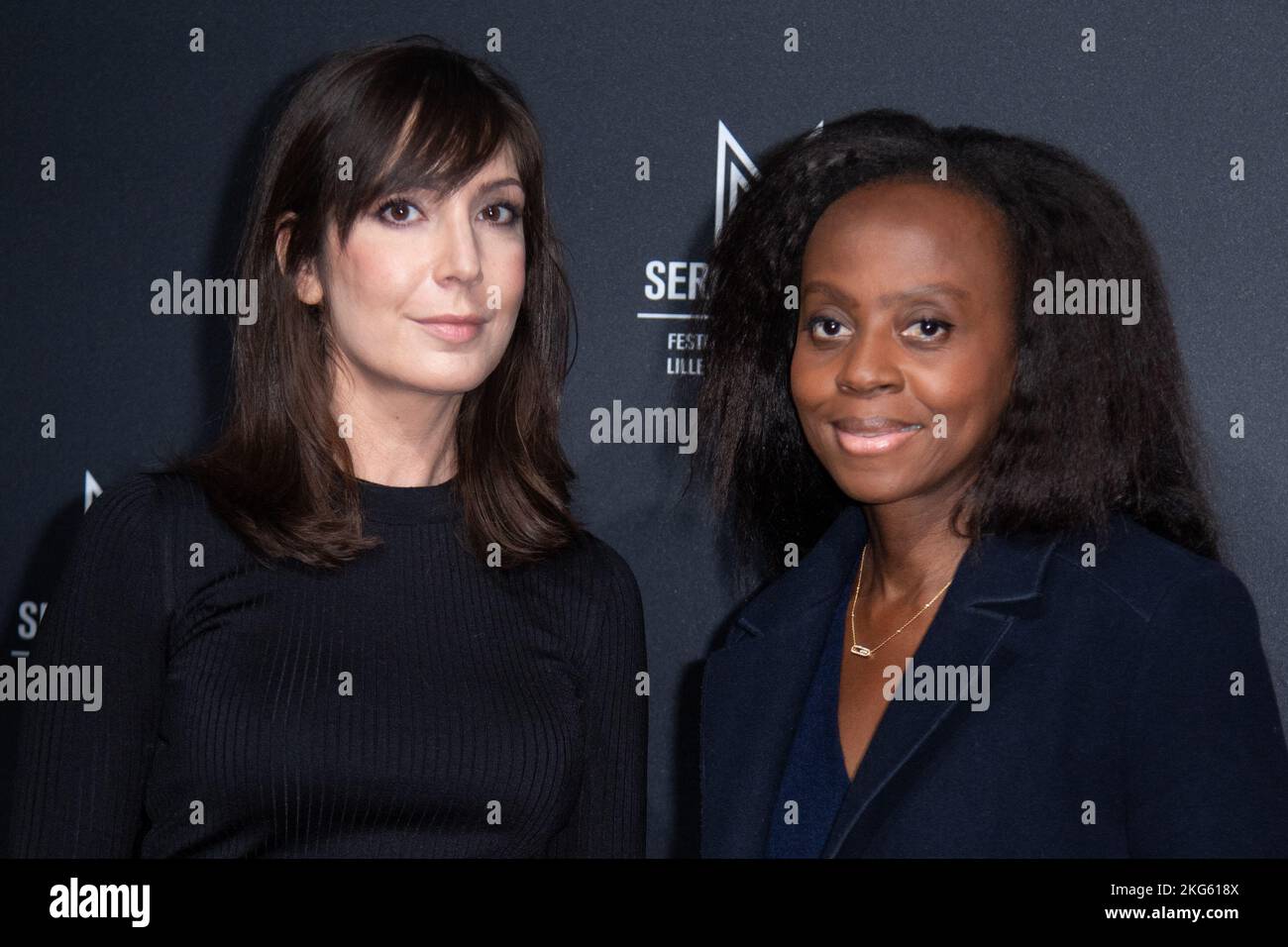 Nora Hamzawi and Carole Bienaime Besse attending the Series Mania's ...