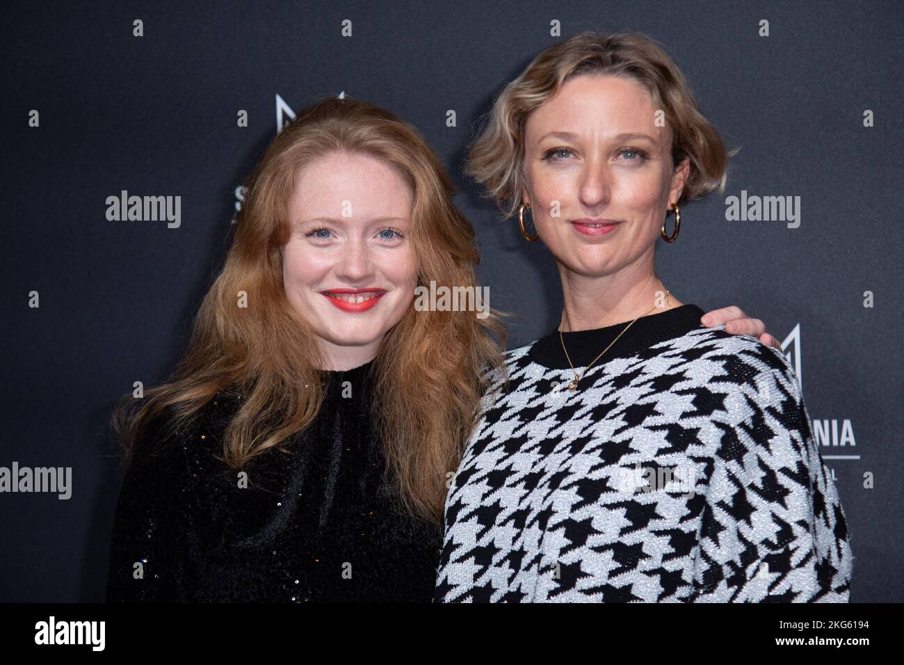 Alyzee Costes and Myriam Gharbi de Vasselot attending the Series Mania ...