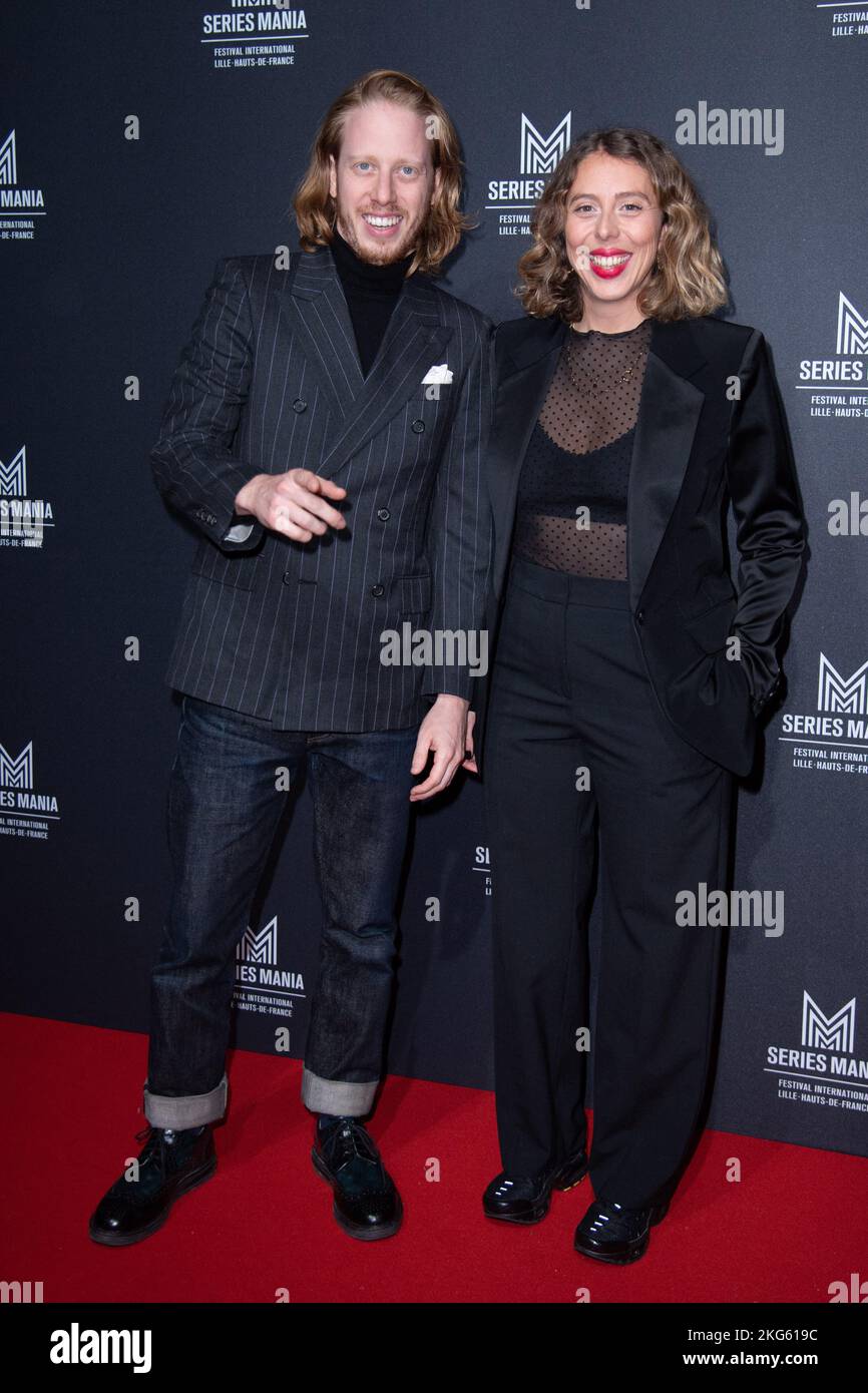Come Levin and Marie Jardillier attending the Series Mania's Photocall ...