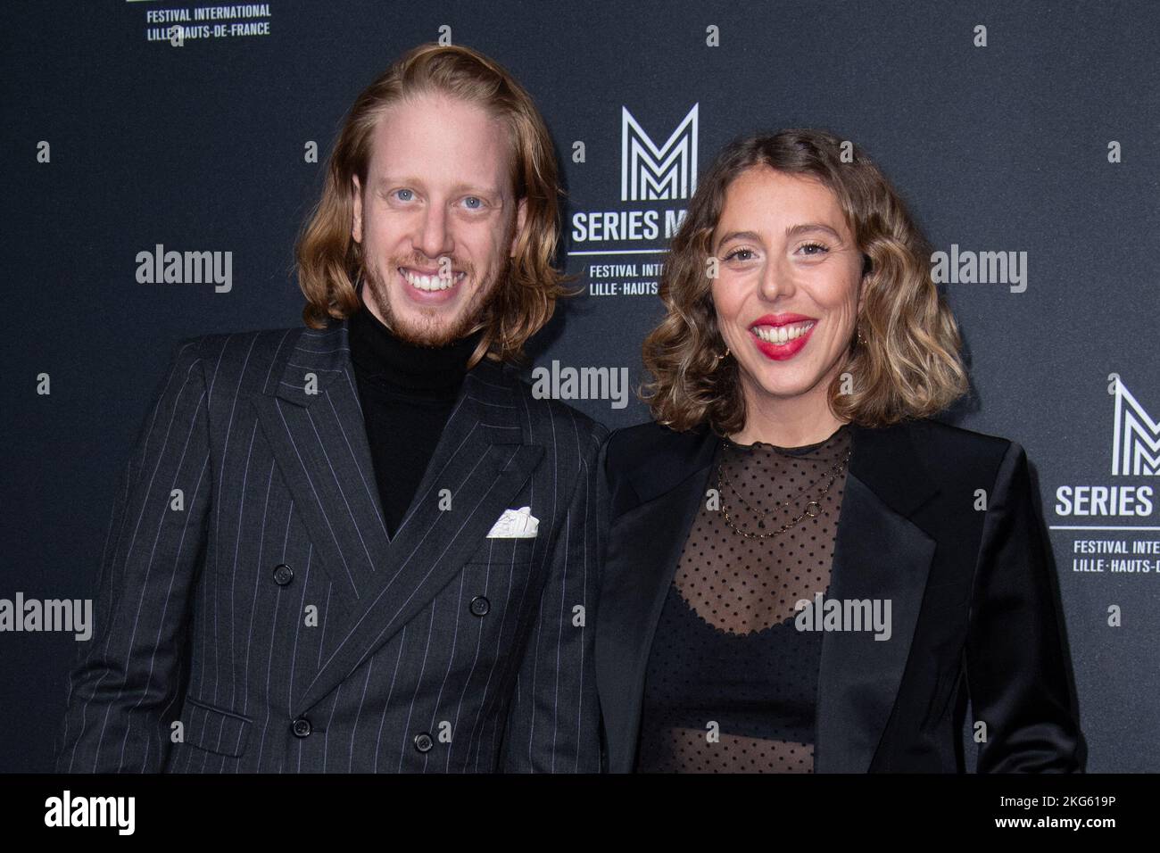 Come Levin and Marie Jardillier attending the Series Mania's Photocall ...