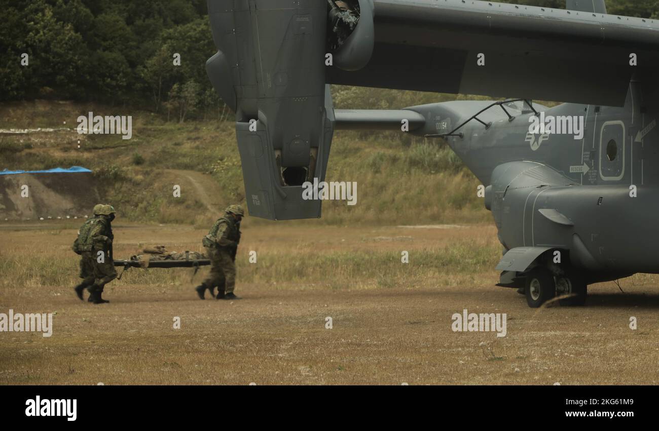 U.S. Navy Corpsmen with 3d Marine Division and Japan Ground Self ...
