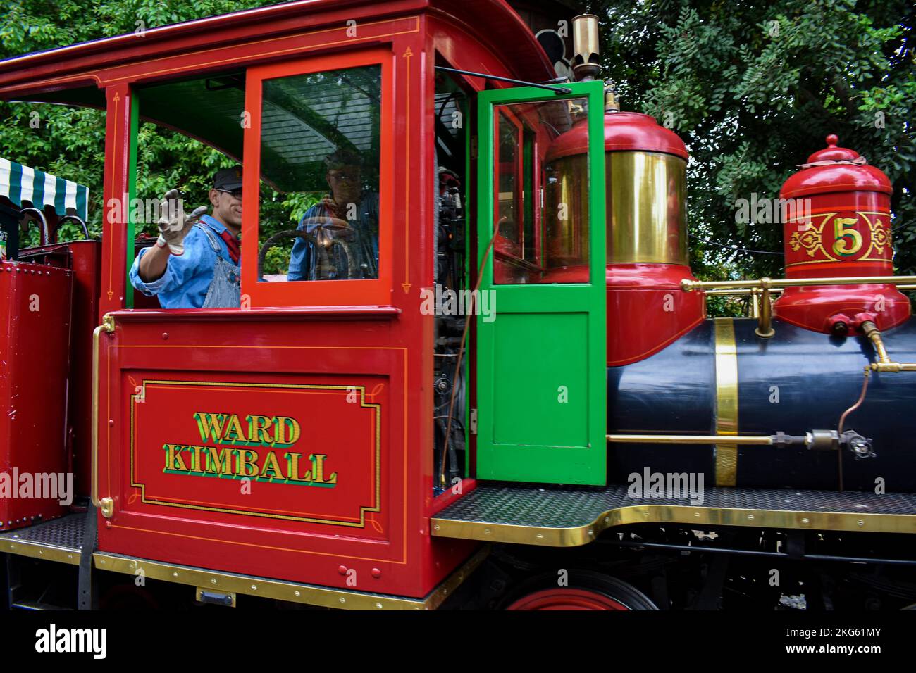 Disneyland Ward Kimball Steam Engine Stock Photo - Alamy