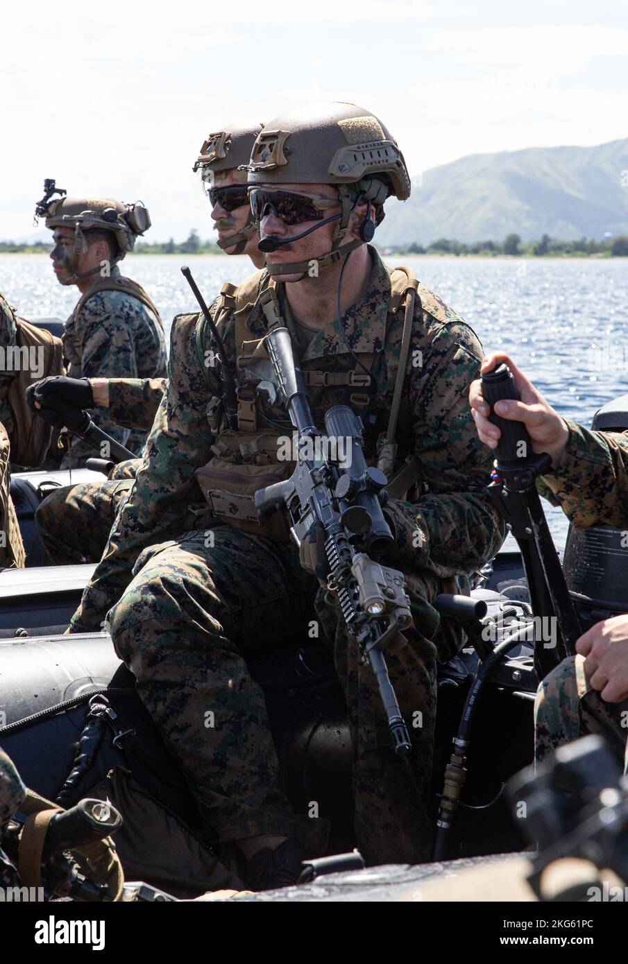 U.S. Marine Corps 1st Lt. John Buck, a platoon commander with Battalion ...
