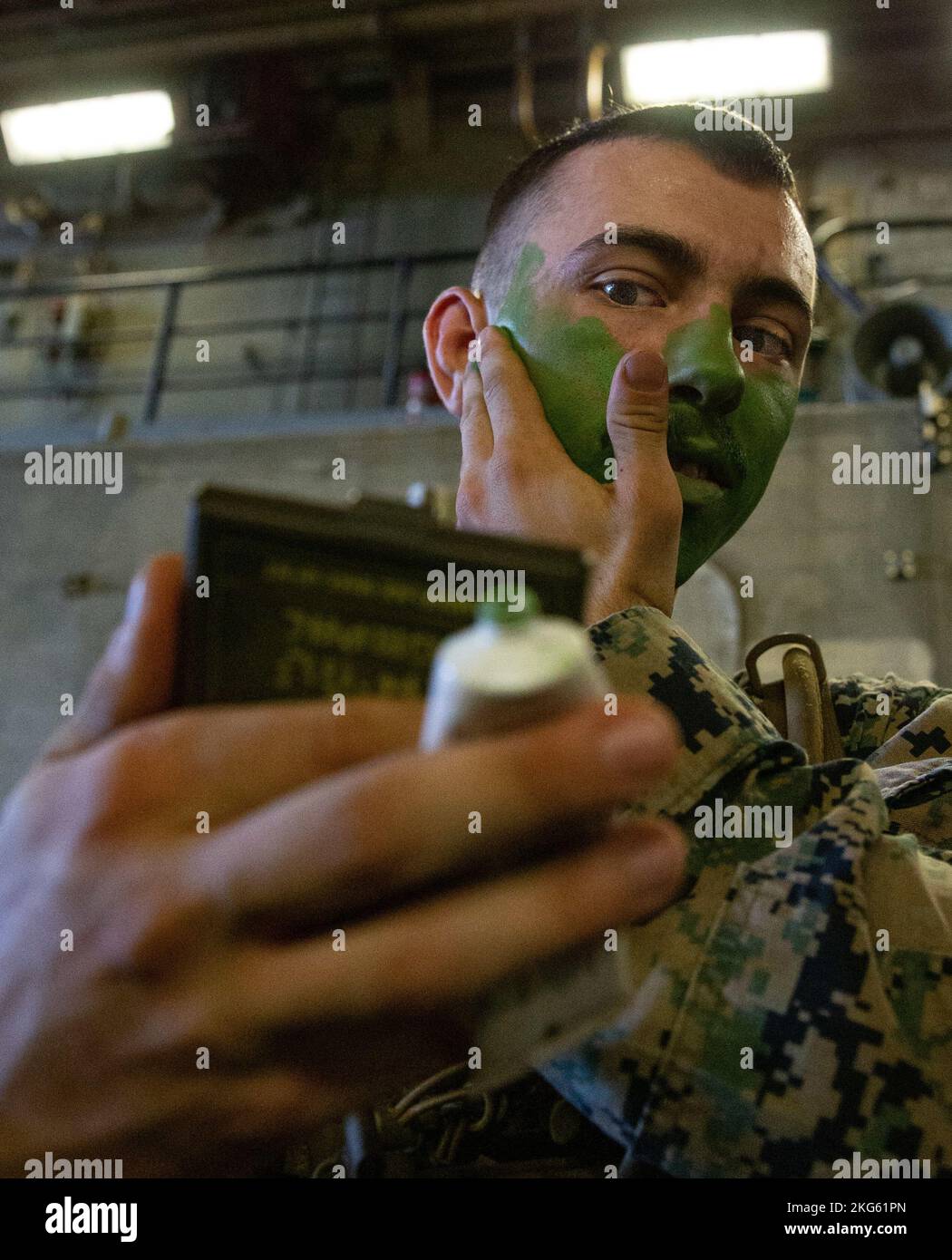 U.S. Marine Corps Cpl. Luke Hermansen, a riflemen with Battalion ...