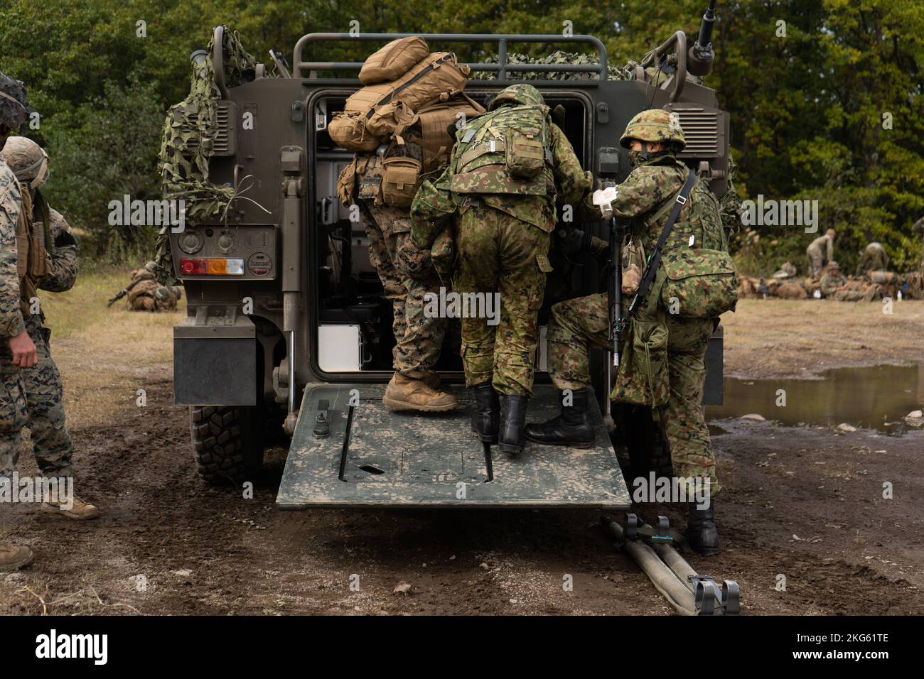 U.S. Navy Corpsmen 3d Marine Division and Japan Ground Self-Defense ...