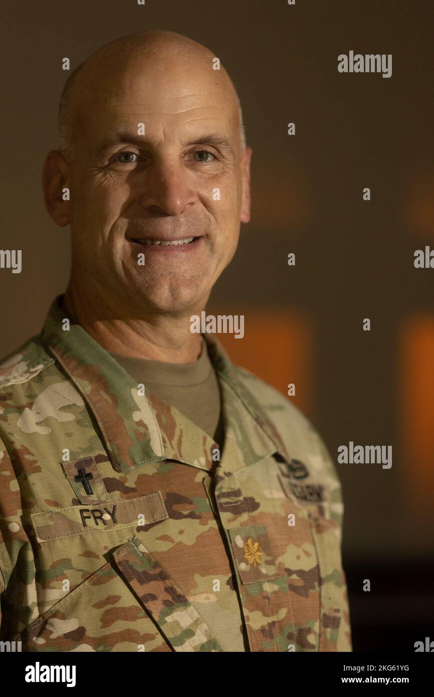 Maj. Robert Fry, from Kingsport, Tennessee, a chaplain at Walter Reed ...