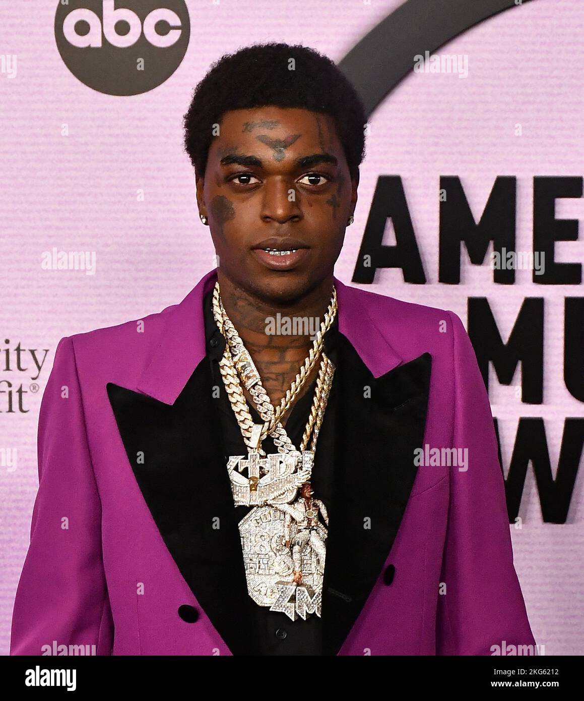 Kodak Black attends the 2022 American Music Awards at Microsoft Theater ...