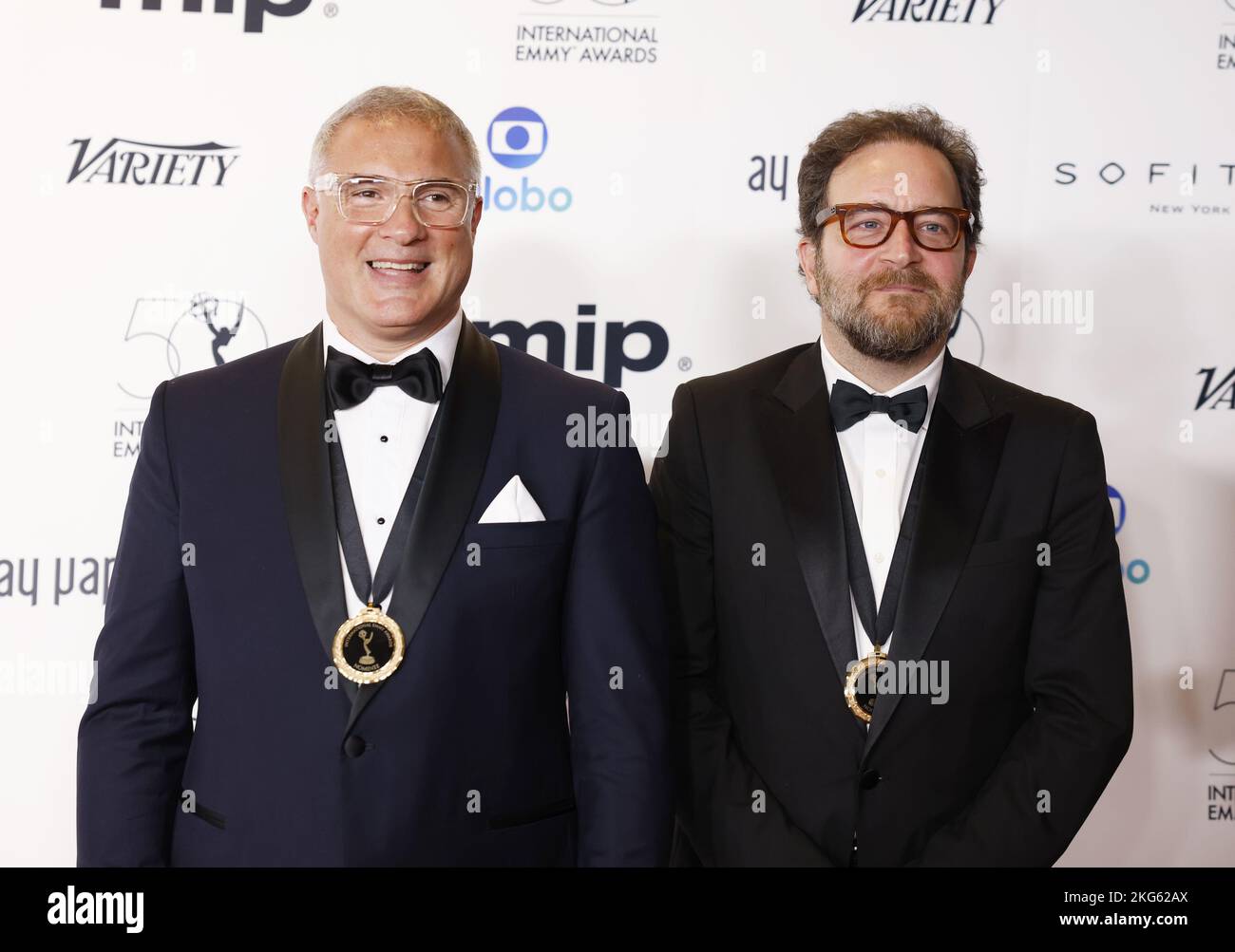 New York, United States. 21st Nov, 2022. Guillermo Pendino (L) and ...