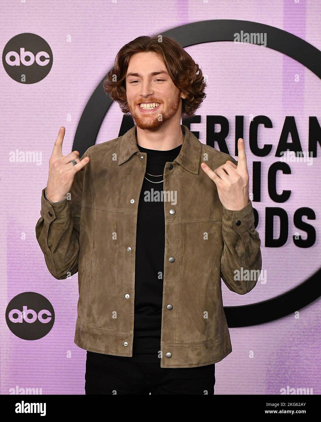 Bailey Zimmerman attends the 2022 American Music Awards at Microsoft ...