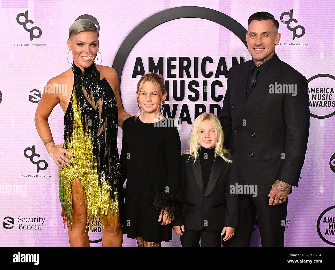 Los Angeles, USA. 20th Nov, 2022. Carey Hart, Willow Hart, Jameson Hart ...