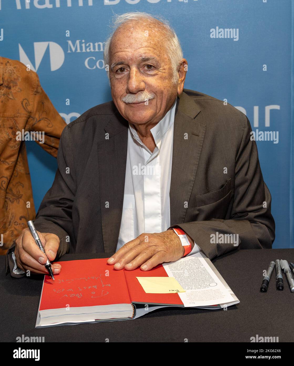 MIAMI, FL-NOV 20: Architect Moshe Safdie is seen during the Miami Book ...
