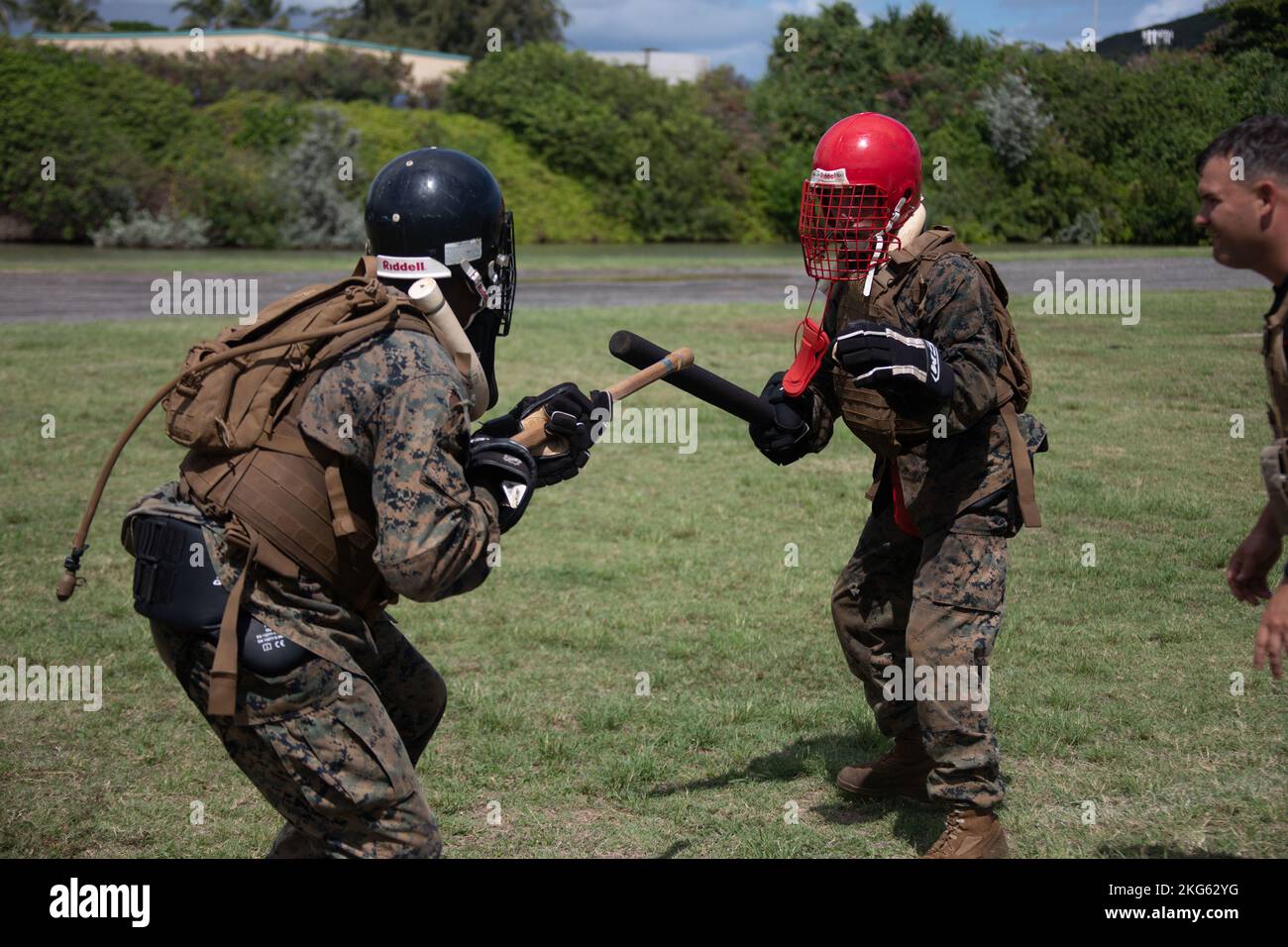 U.S. Marines with a Marine Corps Martial Arts Instructor Course get ...