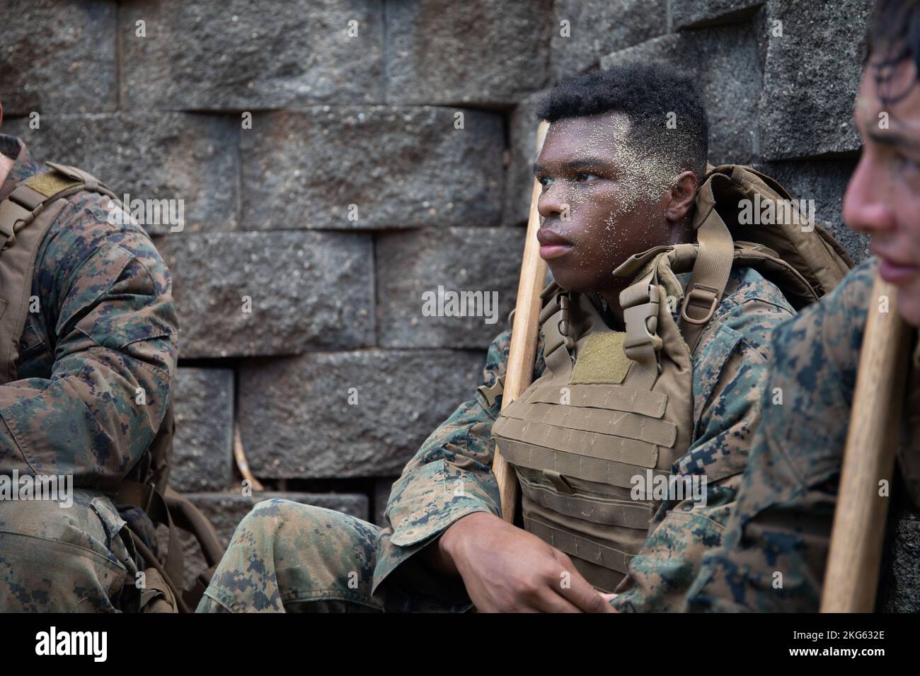 U.S. Marine Corps Cpl. Cornell Mcclure, student, Marine Corps Martial ...
